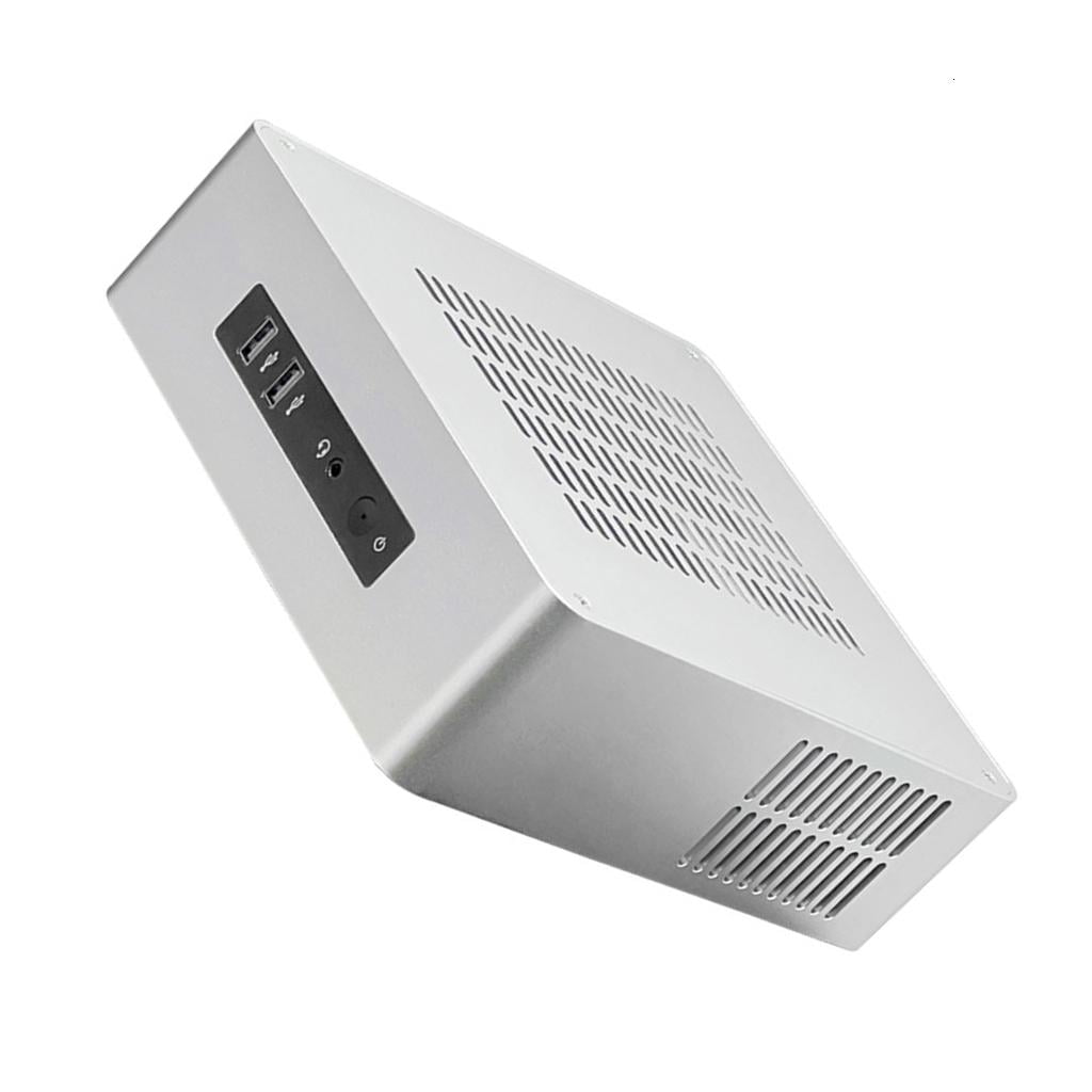 JNANEEI TA65 Mini ITX Computer Case Chassis HTPC Host Case USB ITX ...