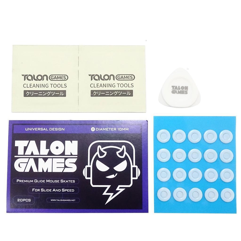 JNANEEI TALONGAMES DIY Dots Universal Mouse Feet Mouse Skates Rounded ...