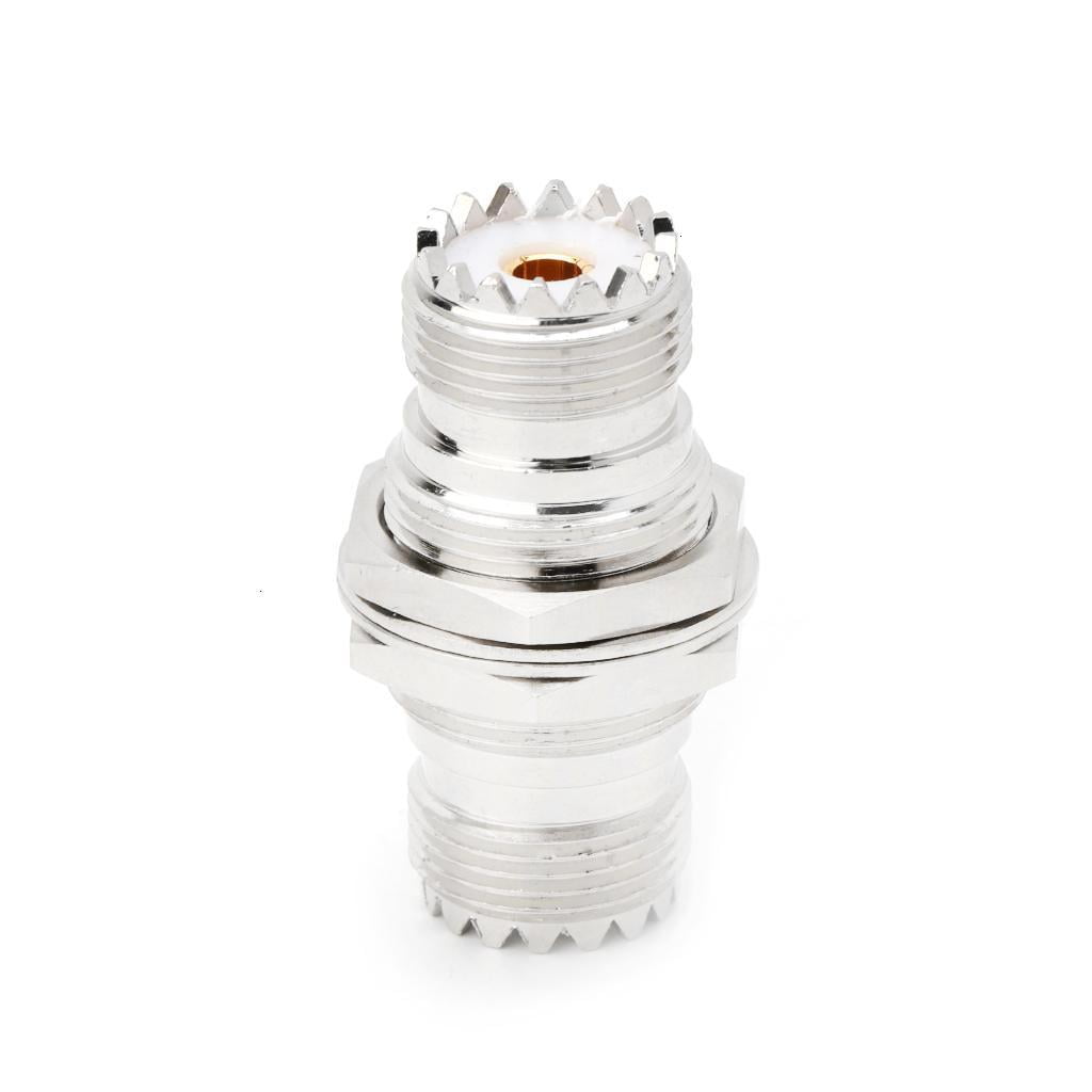 JNANEEI UHF SO239 Female Nut To Female Jack Nut Panel Mount Adapter ...