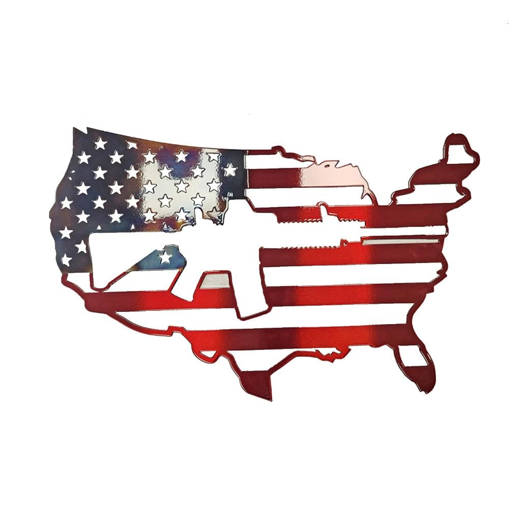 JNANEEI USA American Flags Metal Sign Wall Decorations Man US - Walmart.com