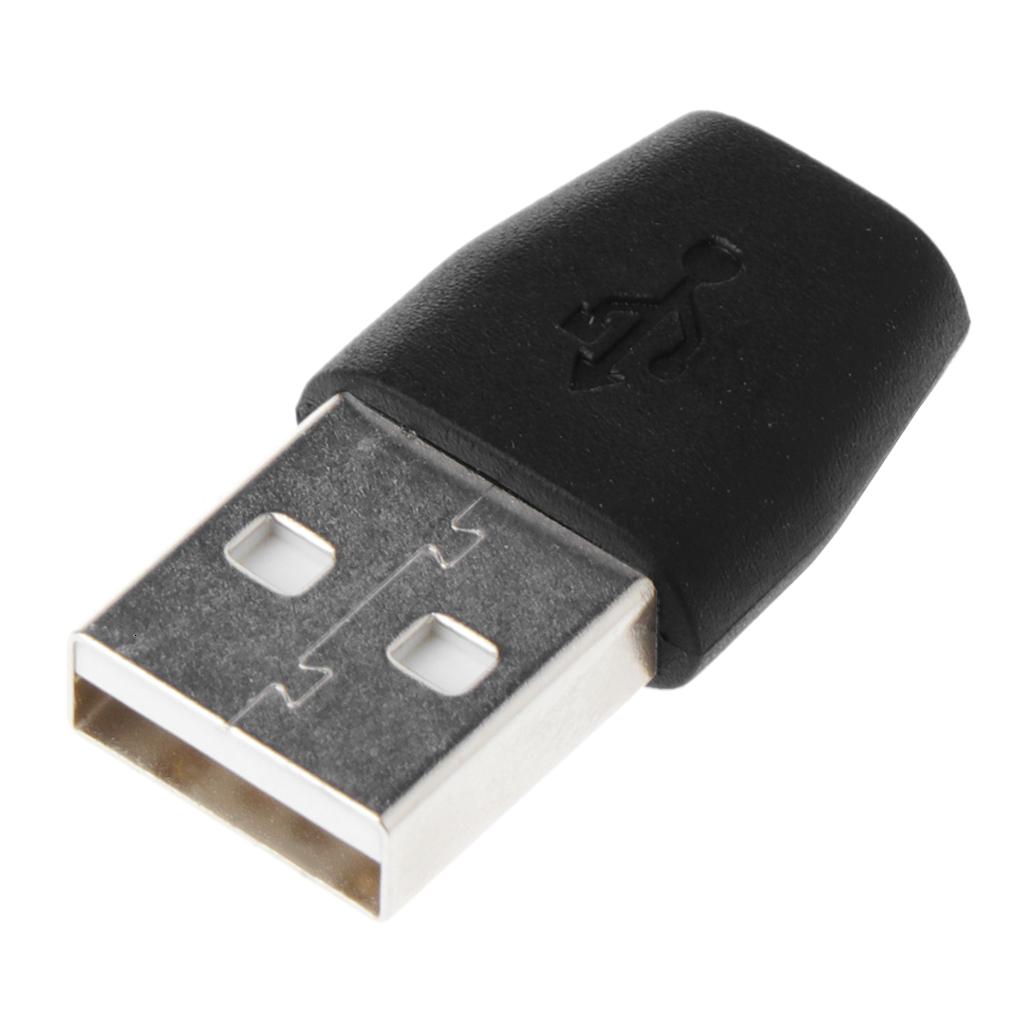 JNANEEI USB 2.0 Male Standard Type A to Mini Micro USB Female Adapter ...