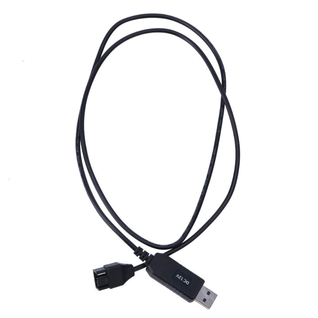 JNANEEI USB 5V to 12V Fan Cable Adapter Usb To Small 4pin Chassis ...