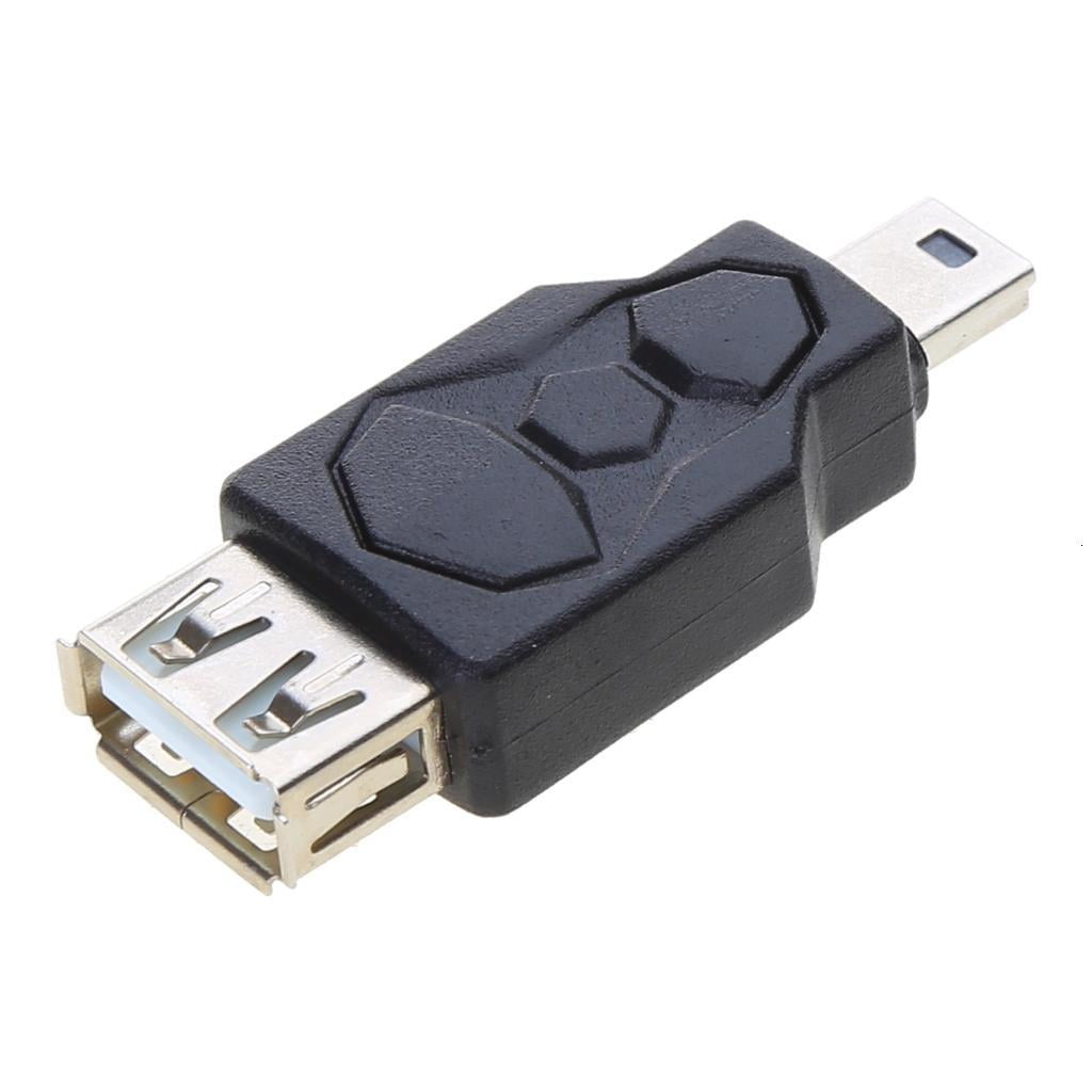 JNANEEI USB Adapter Micro USB to Mini USB Converter Female Male ...