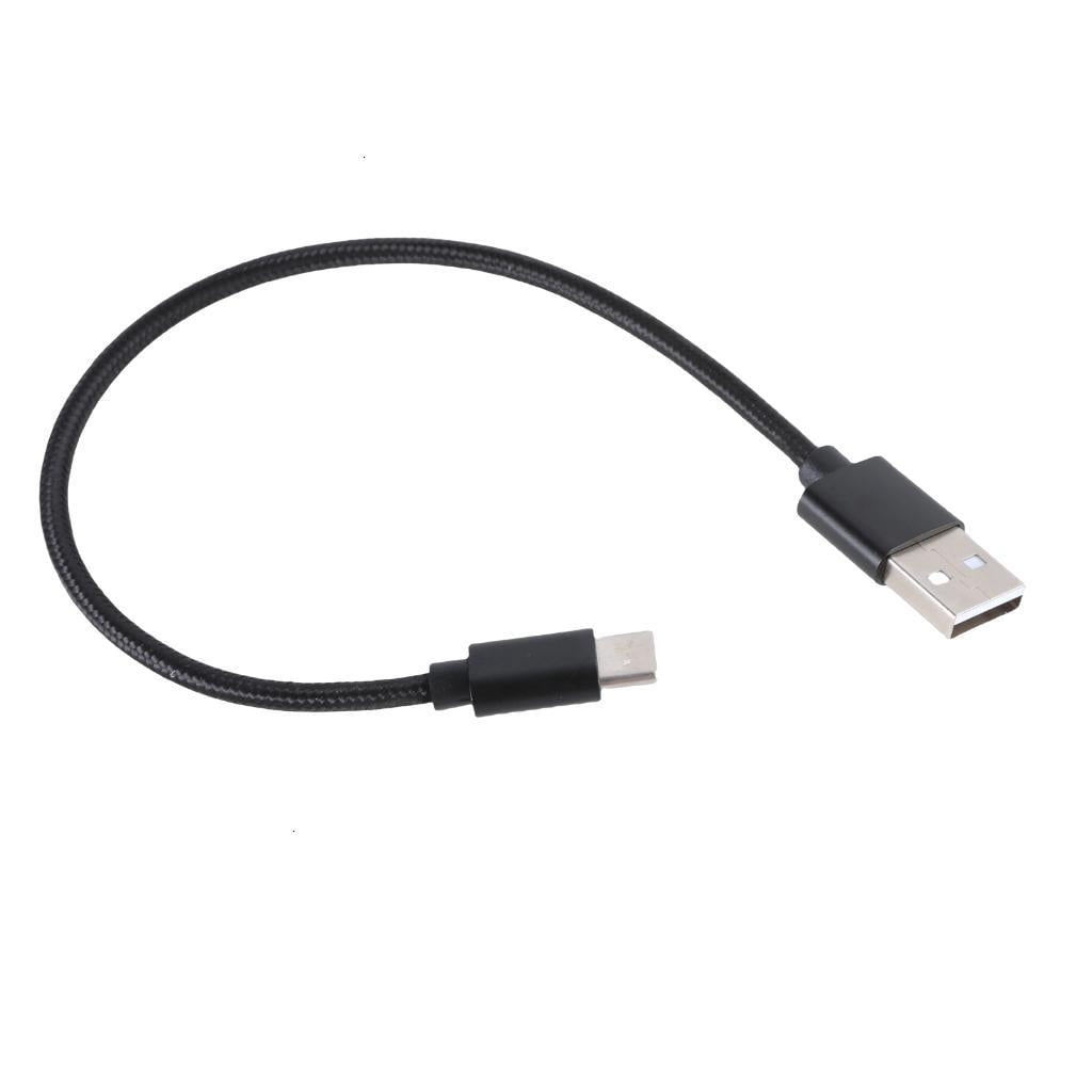 JNANEEI USB Type C Nylon Cables 25CM, Fast Speed Charging And Data Sync ...