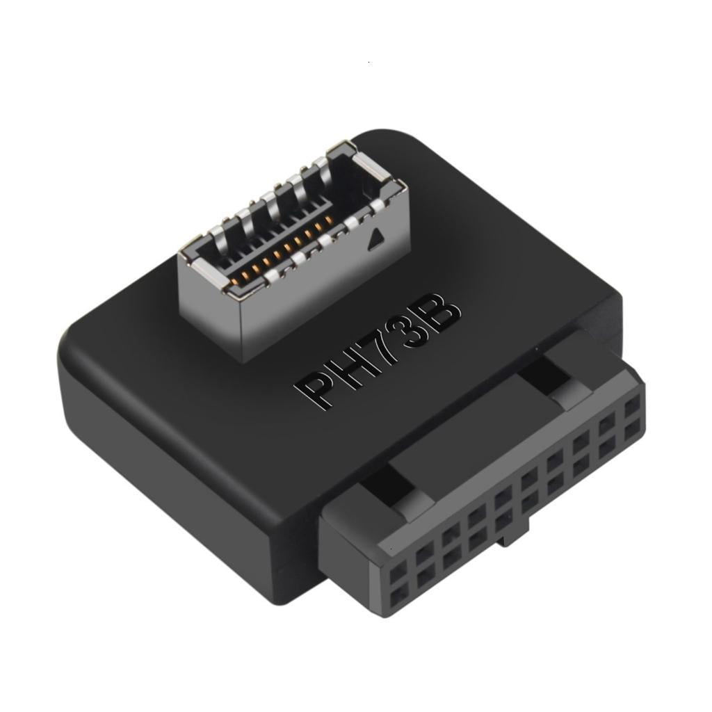 JNANEEI USB TypeE Adapter for Motherboards 19/20Pin Header Adapter to ...