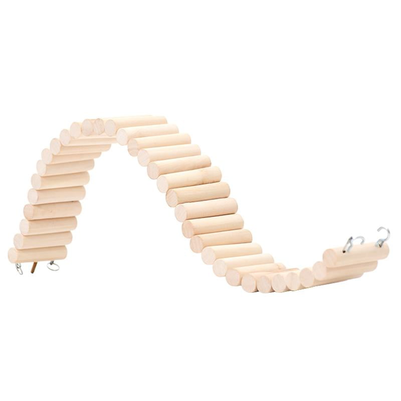 JNANEEI Upgraded Syrian Hamster bendy Long Wood Bridges Dwarf Hamster ...