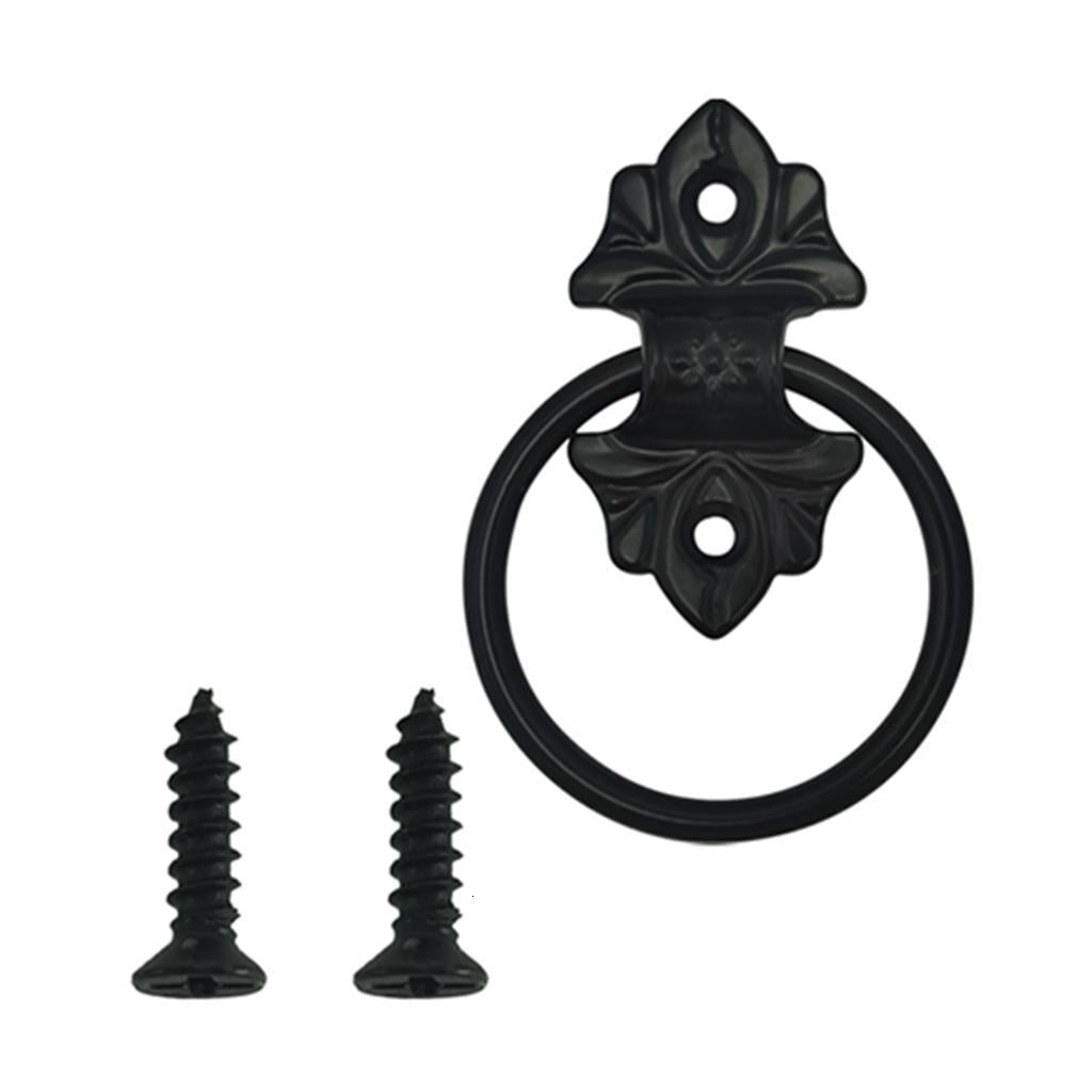 JNANEEI Vintage Drawer Pulls Antique Bronze Cabinet Handle Rings for ...