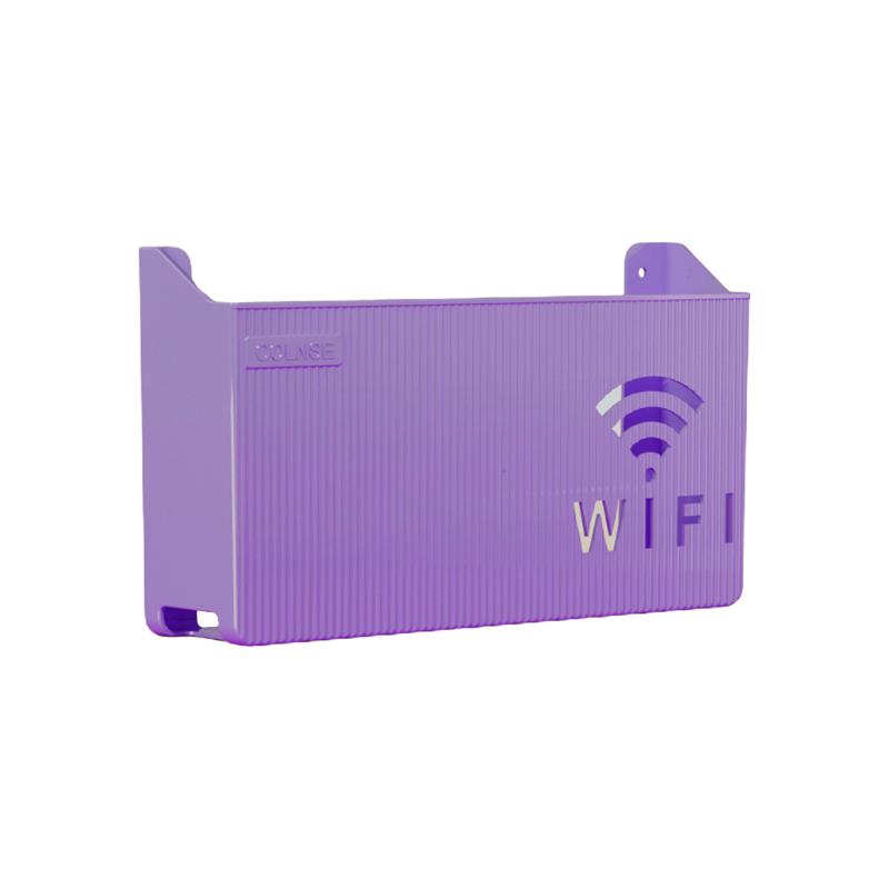 JNANEEI Wall Mounted Wifi Router Storage Box Cable Power Plus Wire ...