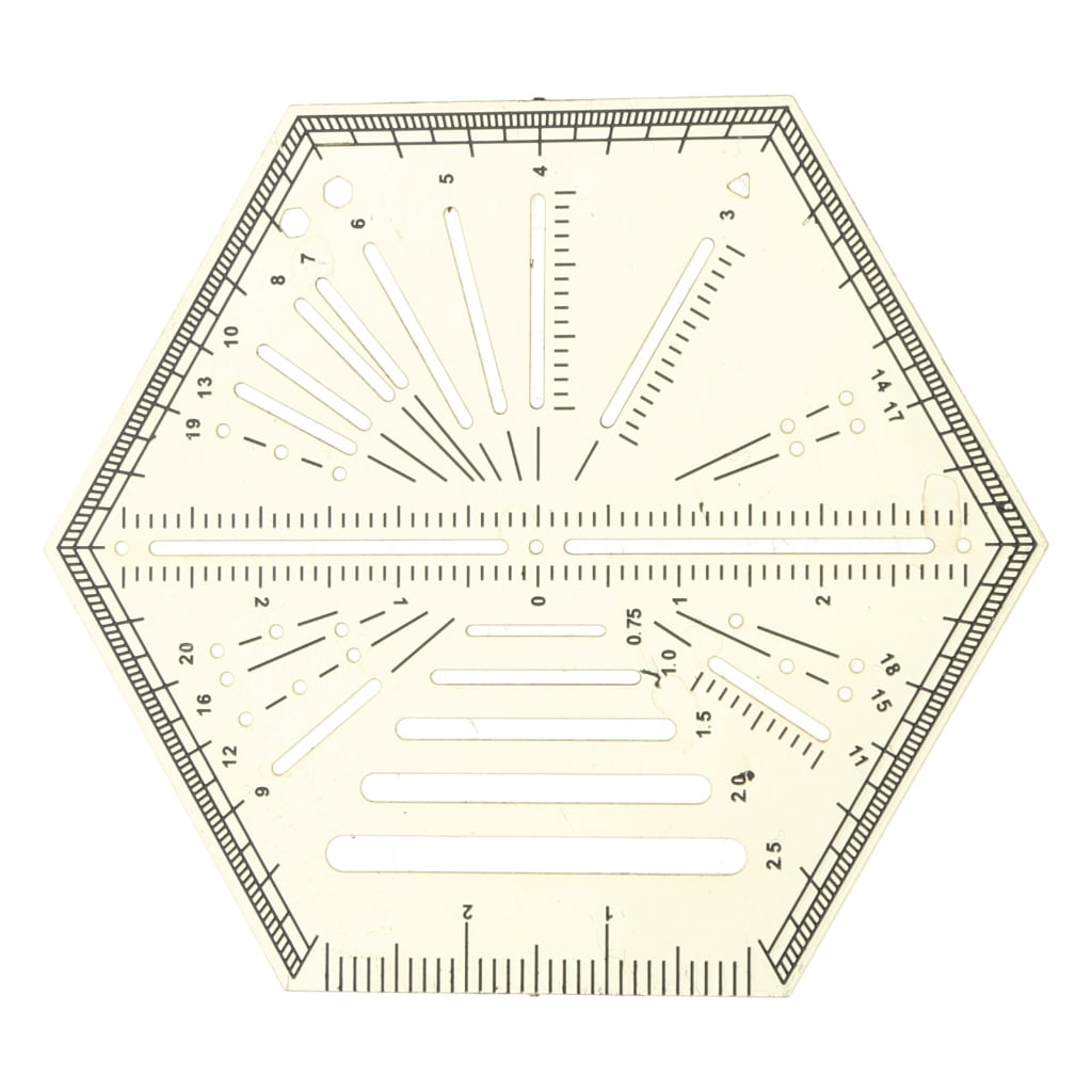 JNANEEI Woodworking Ruler Measuring Drawing Ruler Engineers Ruler ...