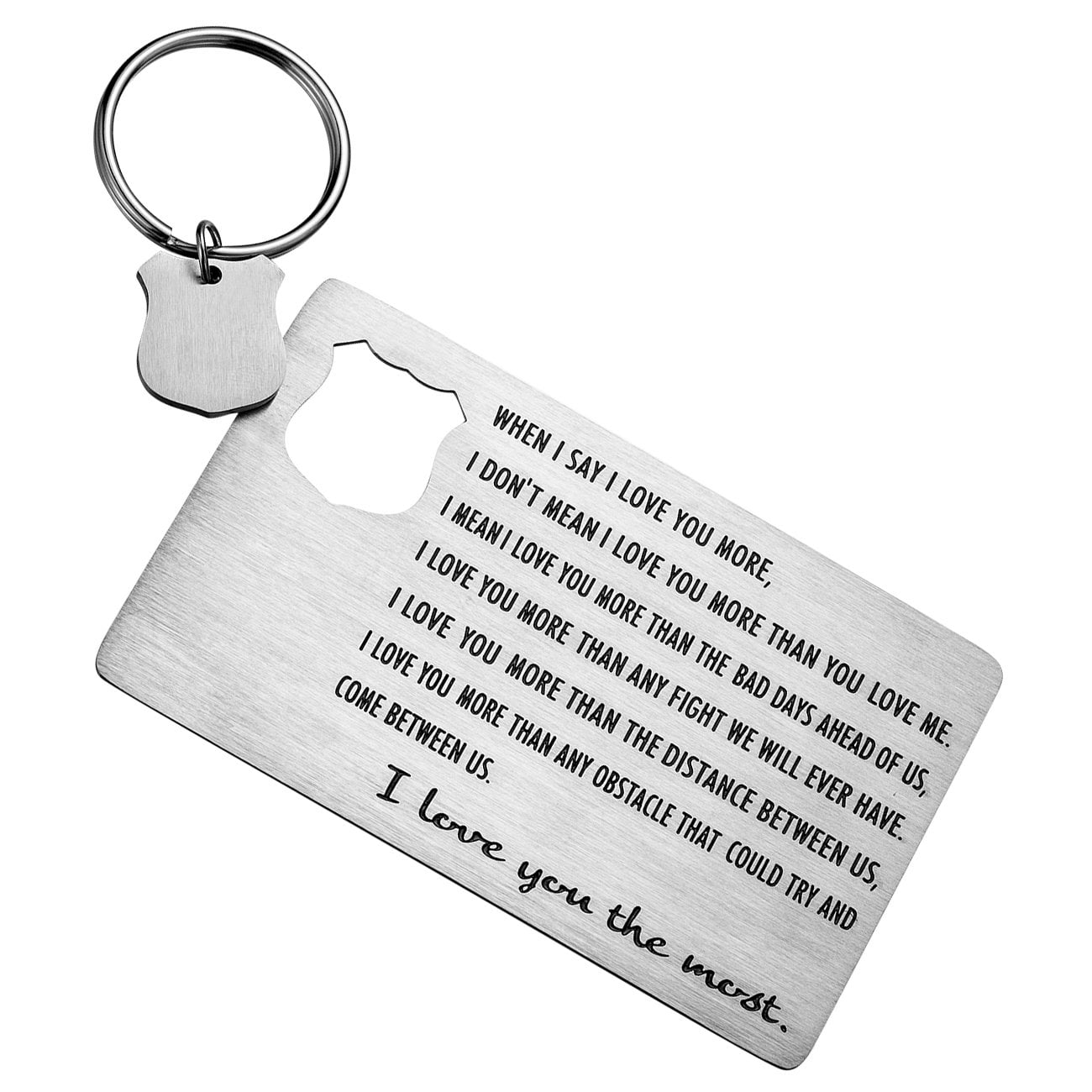 JNB/k0131/Inspirational Engraved -l I love you the most bookmark ...