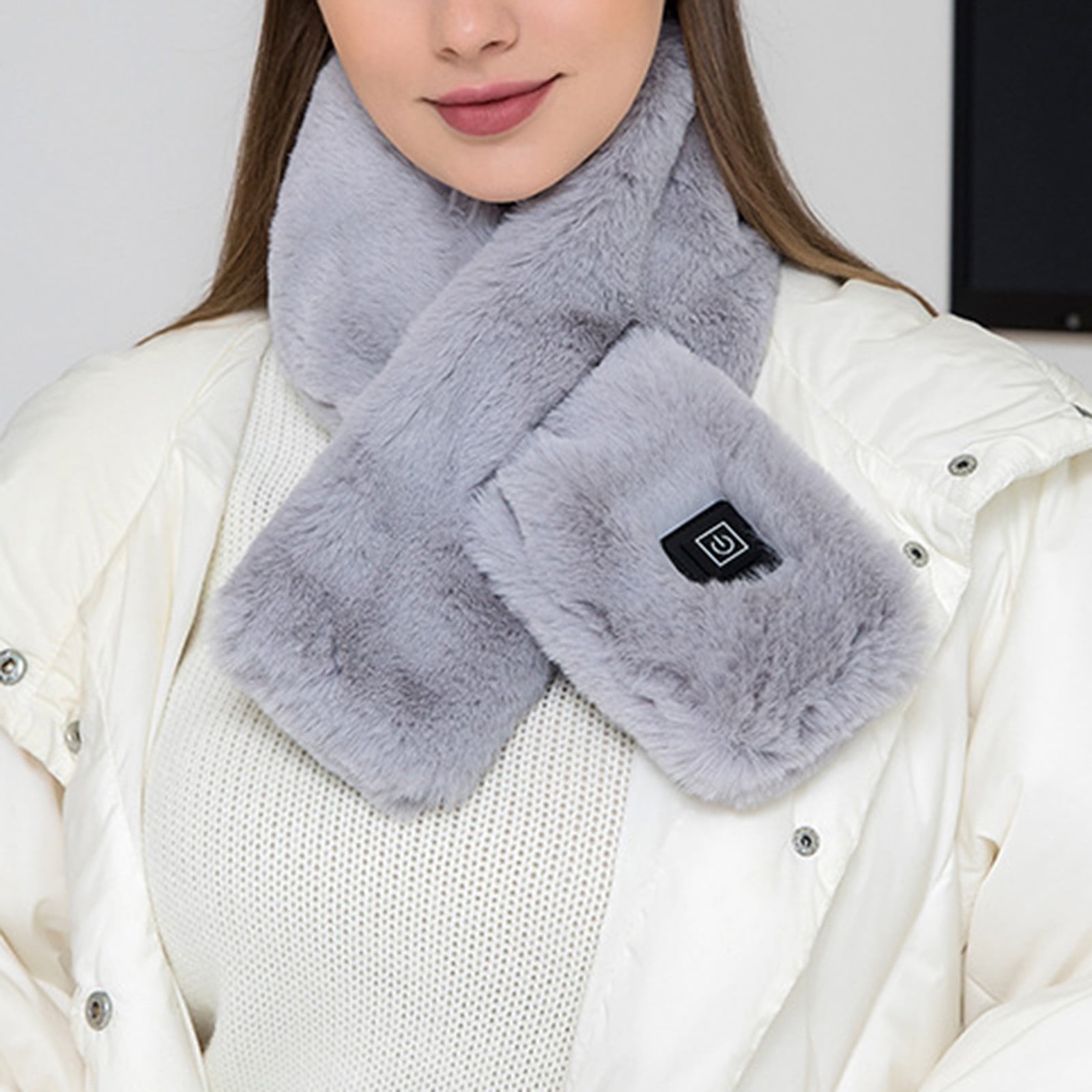 JNGSA 2023 Upgraded Heated Scarf for Men/Women,Cordless Neck Three-Temp ...