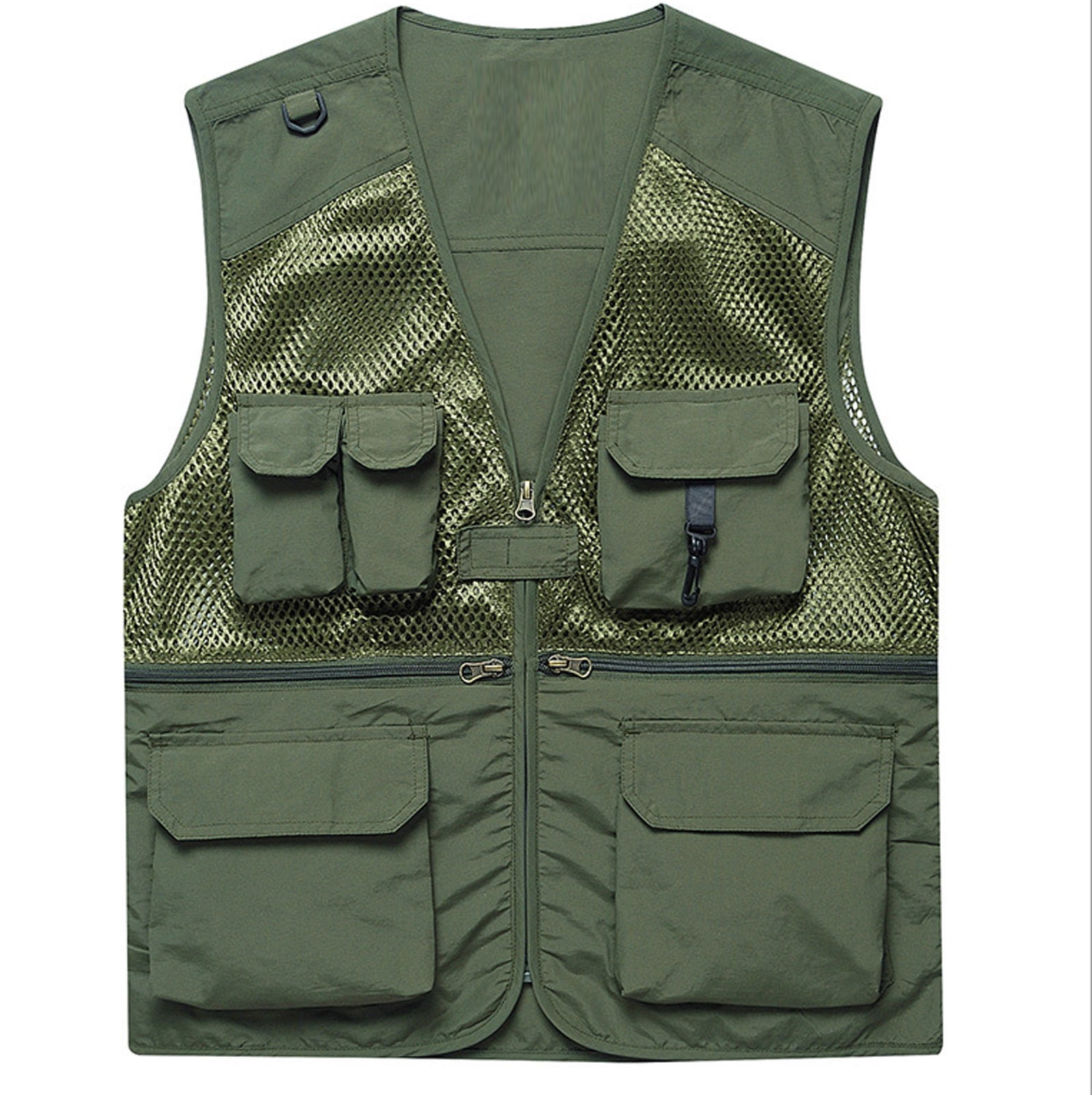 JNGSA Men'S Fishing Vests Utility Travel Vests With Pockets Outdoor ...