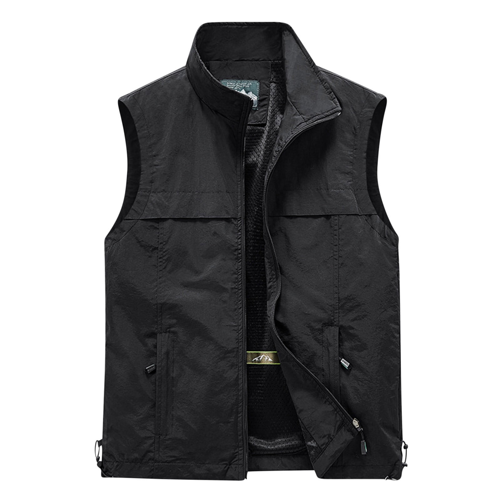 JNGSA Men'S Lightweight Softshell Vests Windproof Sleeveless Jacket For ...