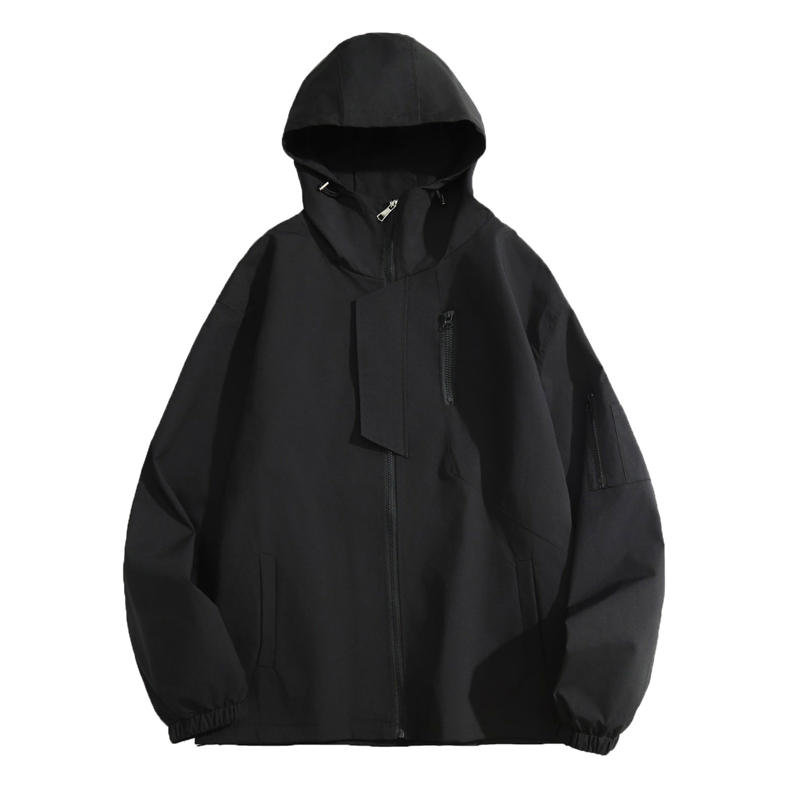 JNGSA Men's Lightweight Bomber Jacket Business Casual Jacket Zip Up ...