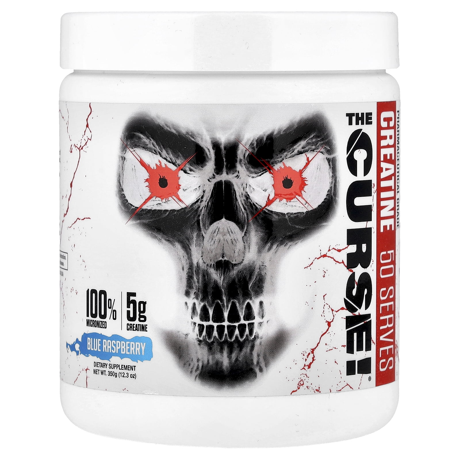 JNX Sports The Curse!®, Creatine, Blue Raspberry, 12.3 oz (350 g ...