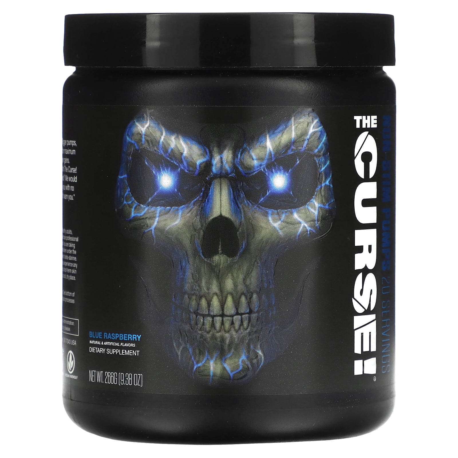 JNX Sports® The Curse! Non-Stim Pumps Caffeine Free Pre-Workout Blue ...