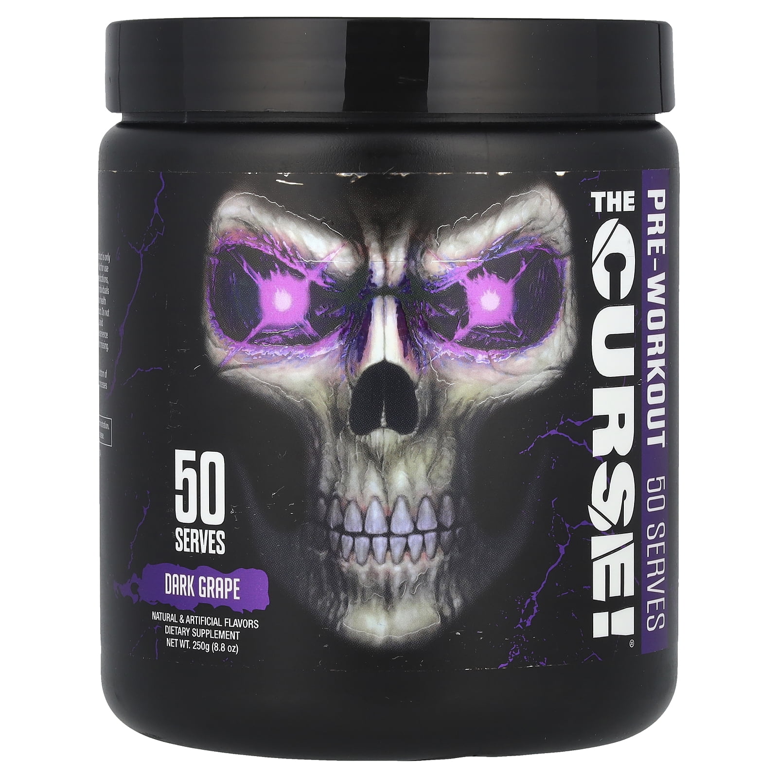 JNX Sports® The Curse! Pre-Workout Powder Dark Grape 50 Serves ...