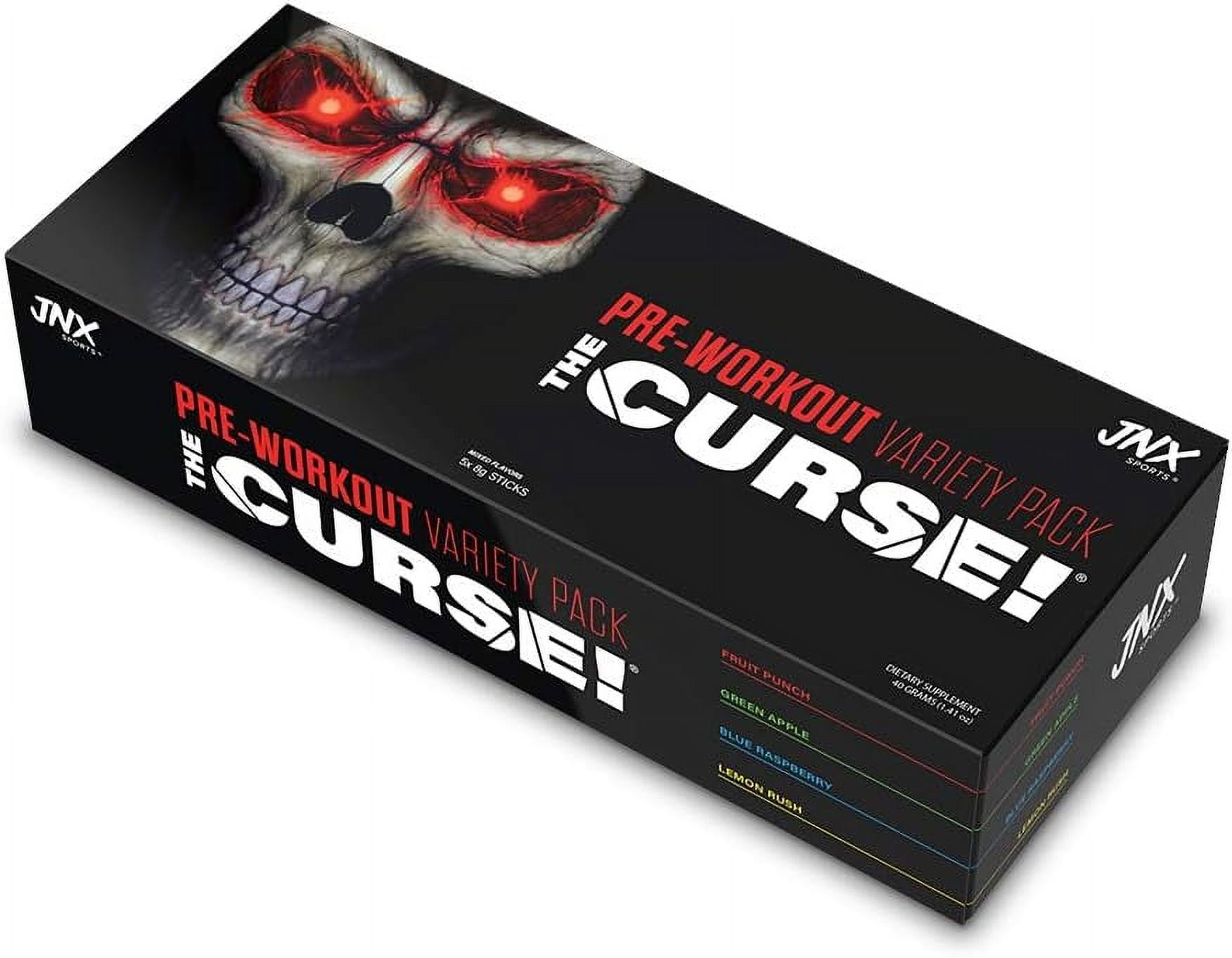 JNX Sports® The Curse! Pre-Workout Variety Pack 5 Single Servings - Walmart.com