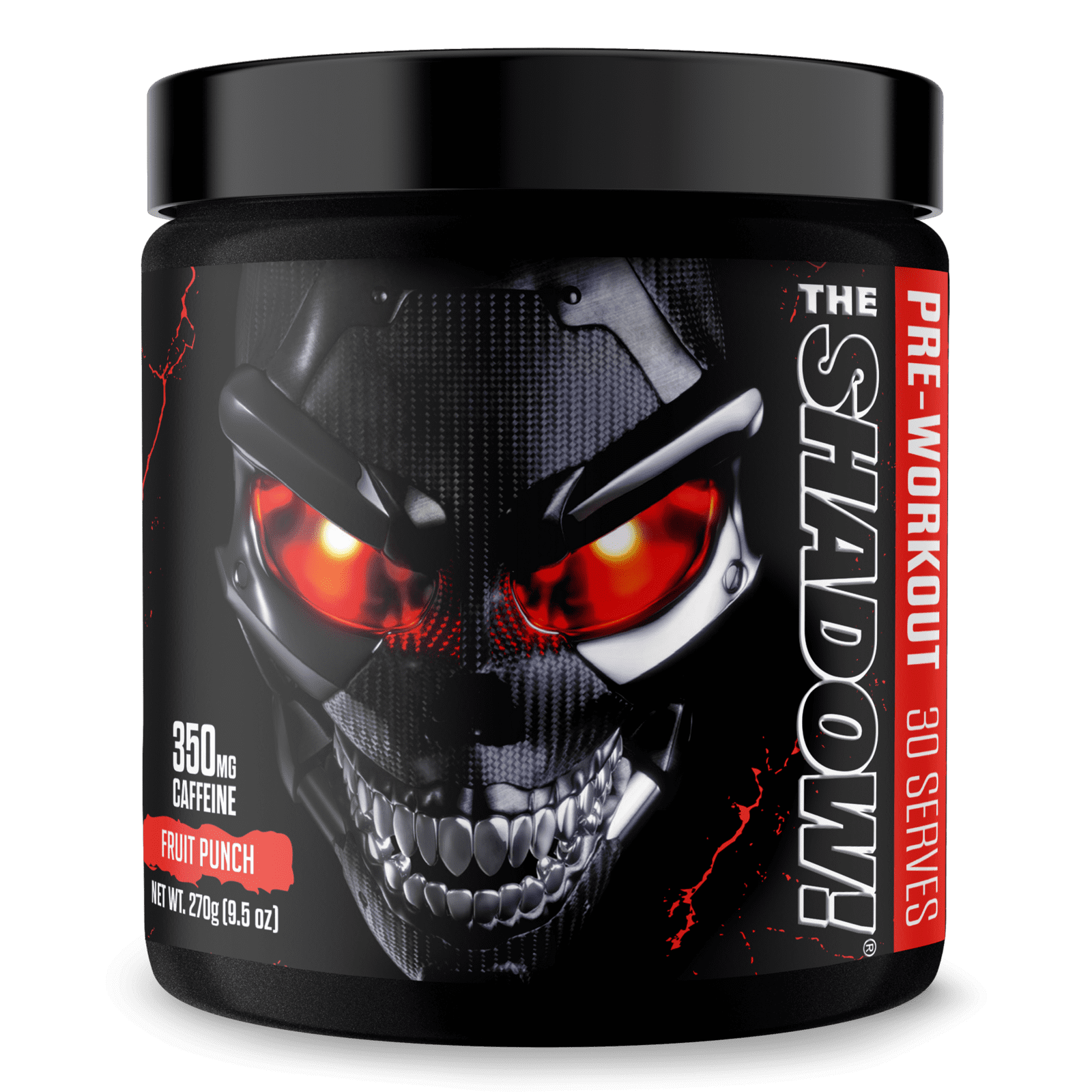 JNX Sports® The Shadow! Pre-Workout 350mg Caffeine Fruit Punch 30 ...