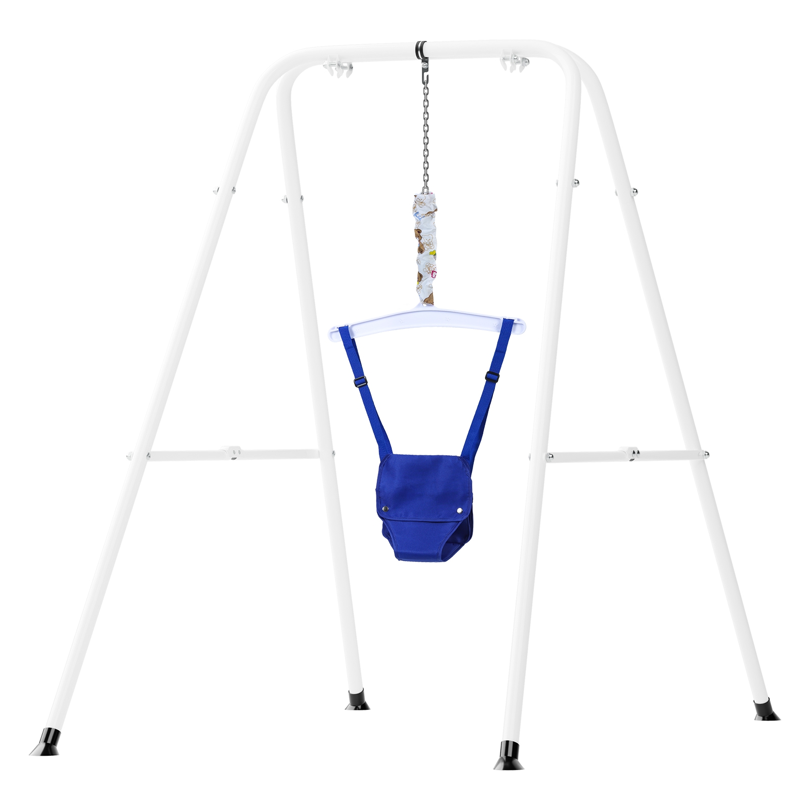JNXYL 2-in-1 Toddler Hanging Chair Swing Set, Outdoor Indoor Baby Swing ...