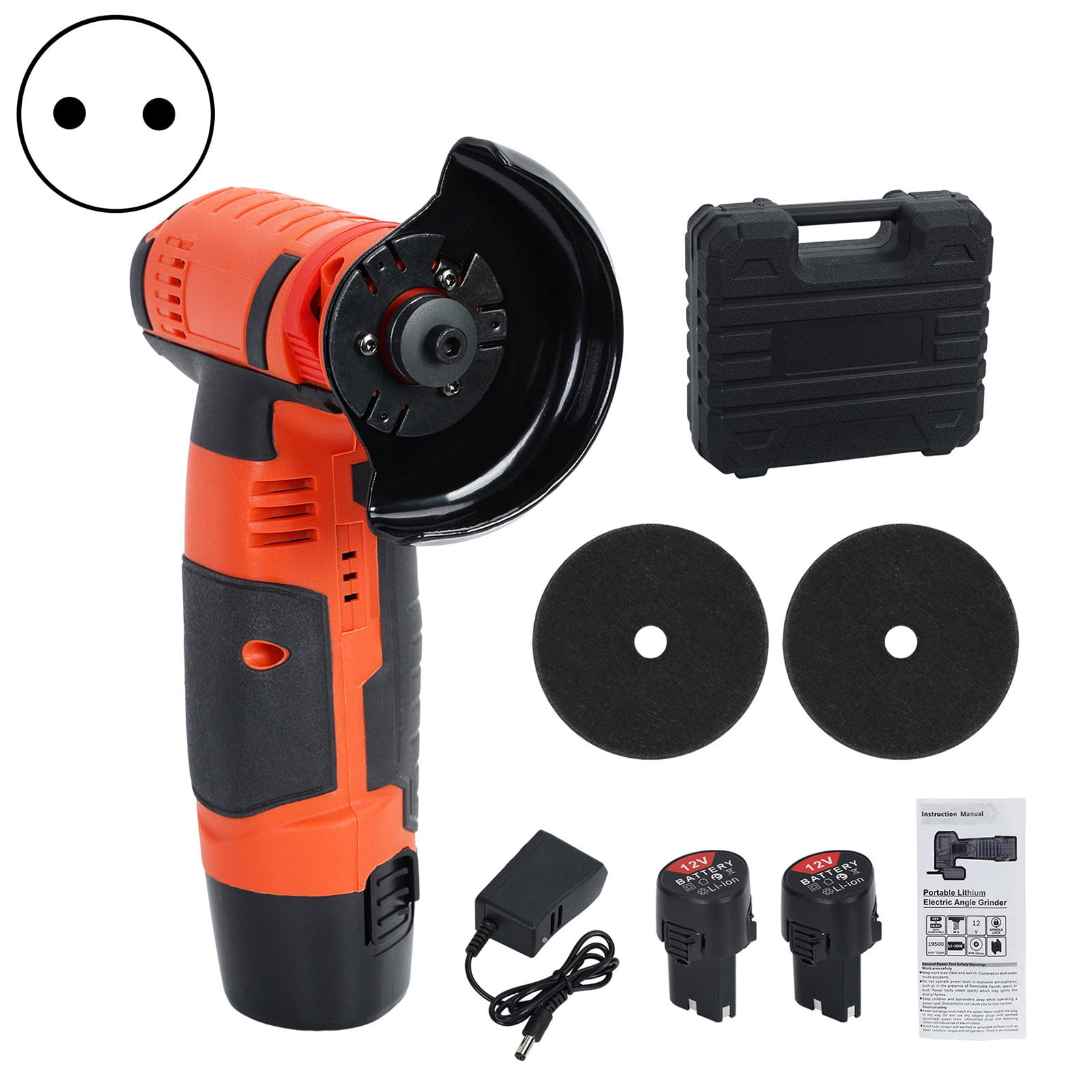 JNXYL Angle Grinder Tool, Handheld Cordless Angle Grinder, Brushless ...