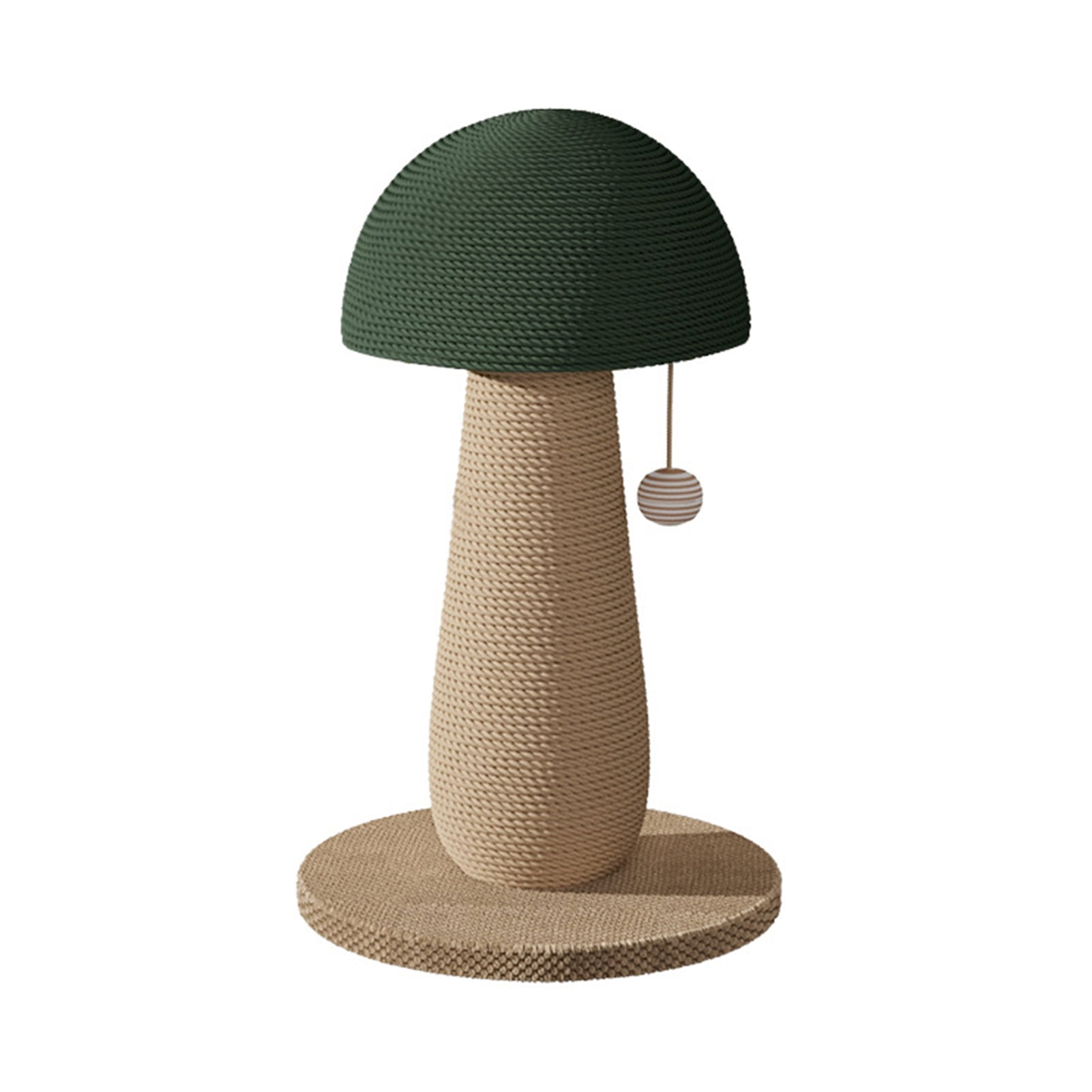 JNXYL Cat Scratching Post Mushroom Tall Cat Scratcher with Interactive ...
