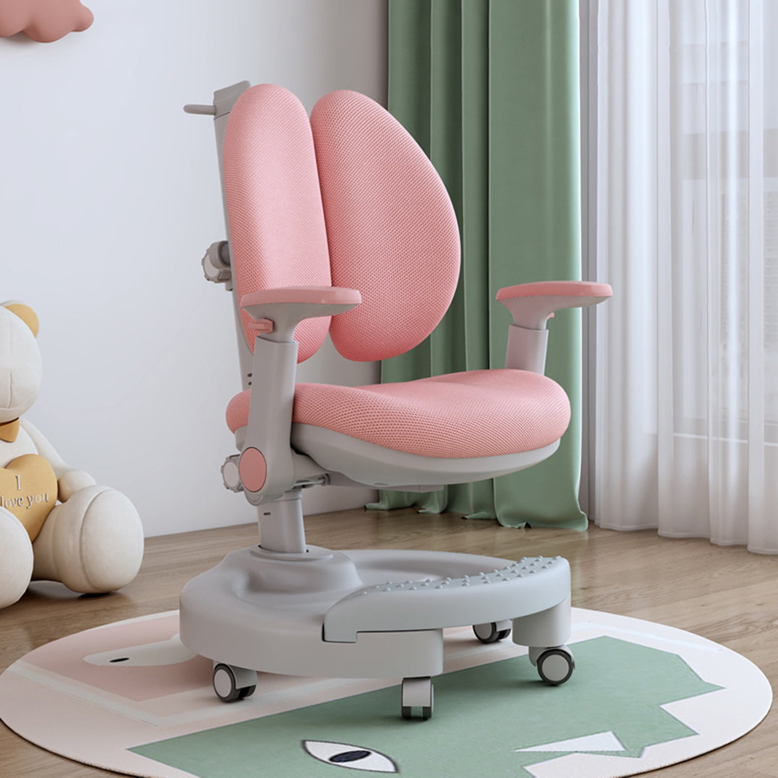 JNXYL Home Office Desk Chair, Armless Mesh Computer Chair for Small ...