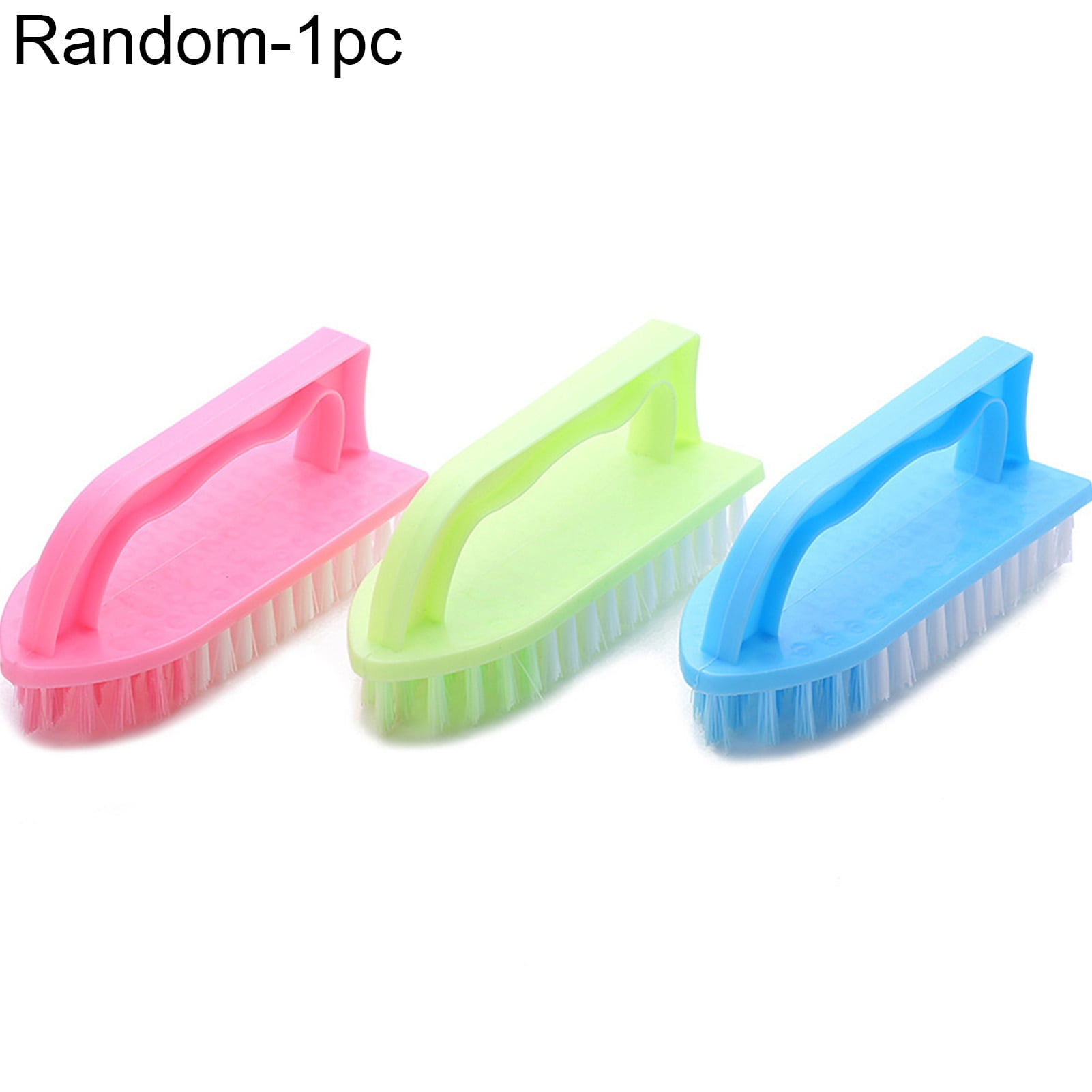 JNXYL Plastic Scrubbing Brush Stiff Bristle Handle Cleaning Clothes ...