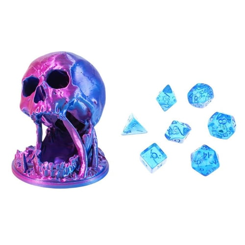 JNXYL Skull Dice Tower Skull DND Dice Rolling Tower Tabletop RPG Game D ...