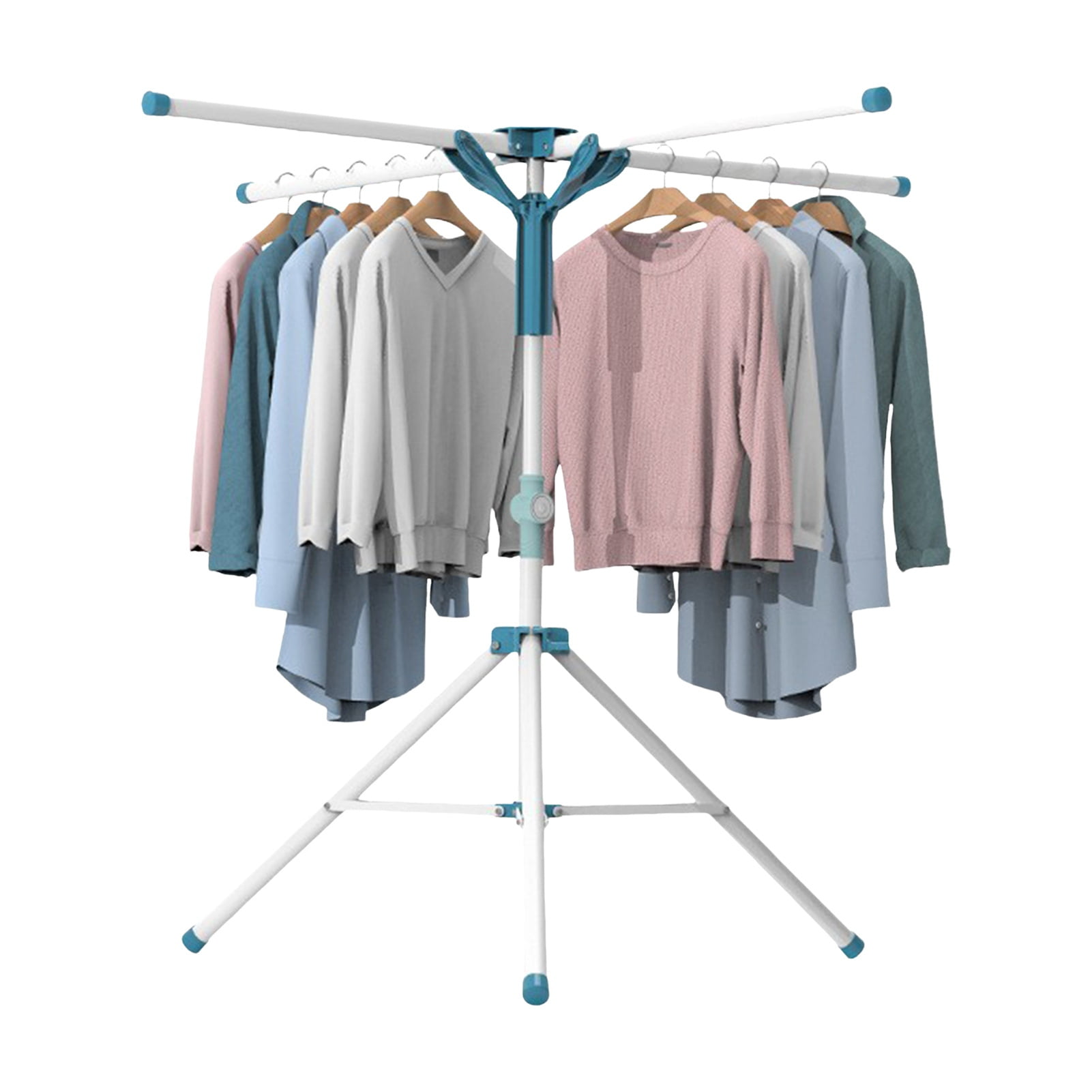 JNXYL Tripod Clothes Drying Rack Strong Load-bearing Height-Adjustable ...