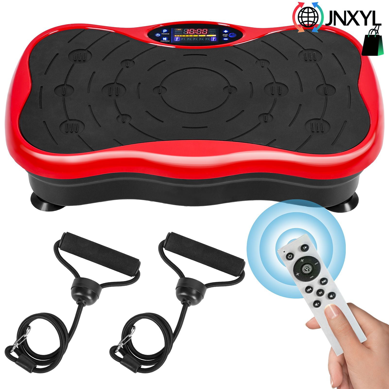 JNXYL Vibration Plate Exercise Machine for Lymphatic Drainage Weight ...