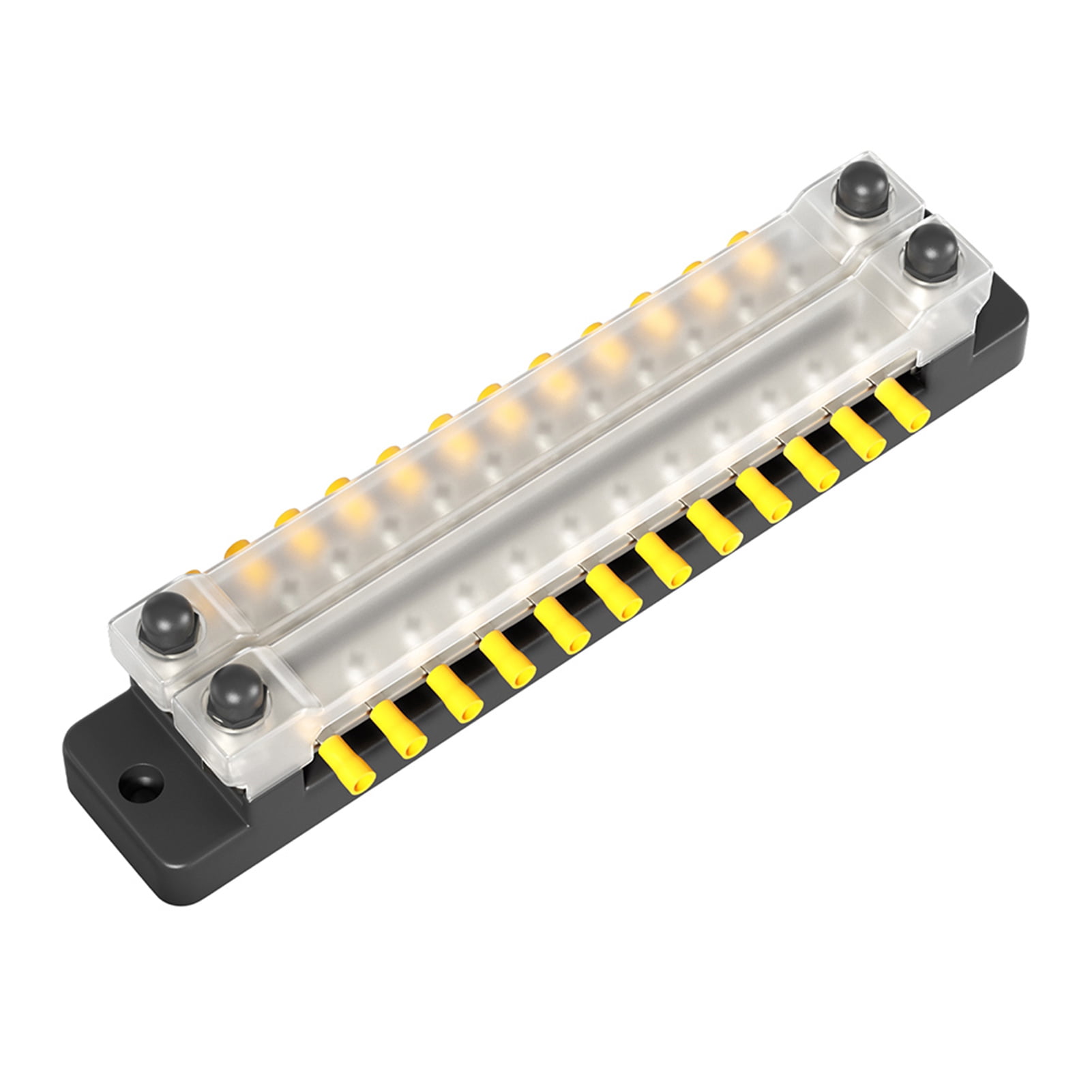 JNYSJ 1 Set Terminal Strip Block Plug And Play Heavy Current Double Row ...