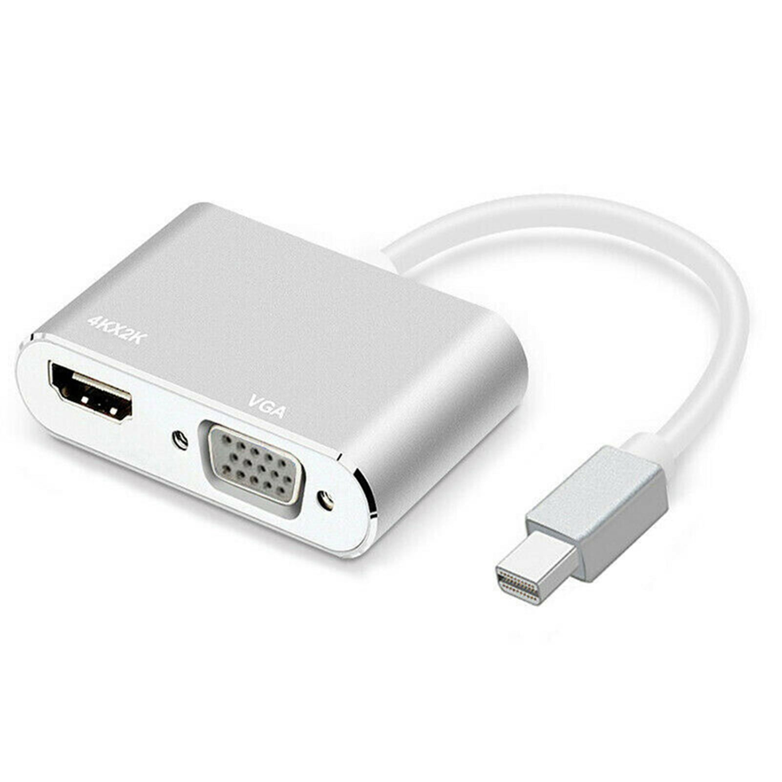 JNYSJ 2 in 1 Mini Displayport to -compatible VGA Video Adapter ...