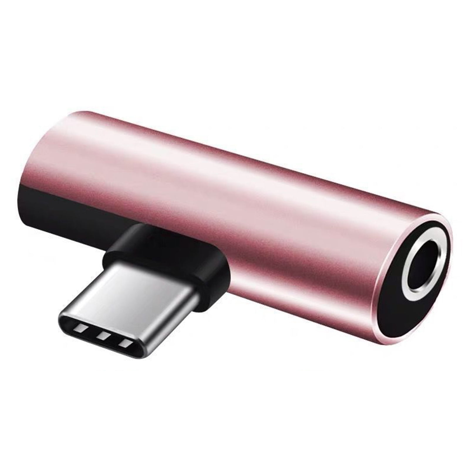 JNYSJ 2 in1 Fast Charging Stable Transmission Plug Play Audio Adapter Type-C to 3.5mm Headphone ...