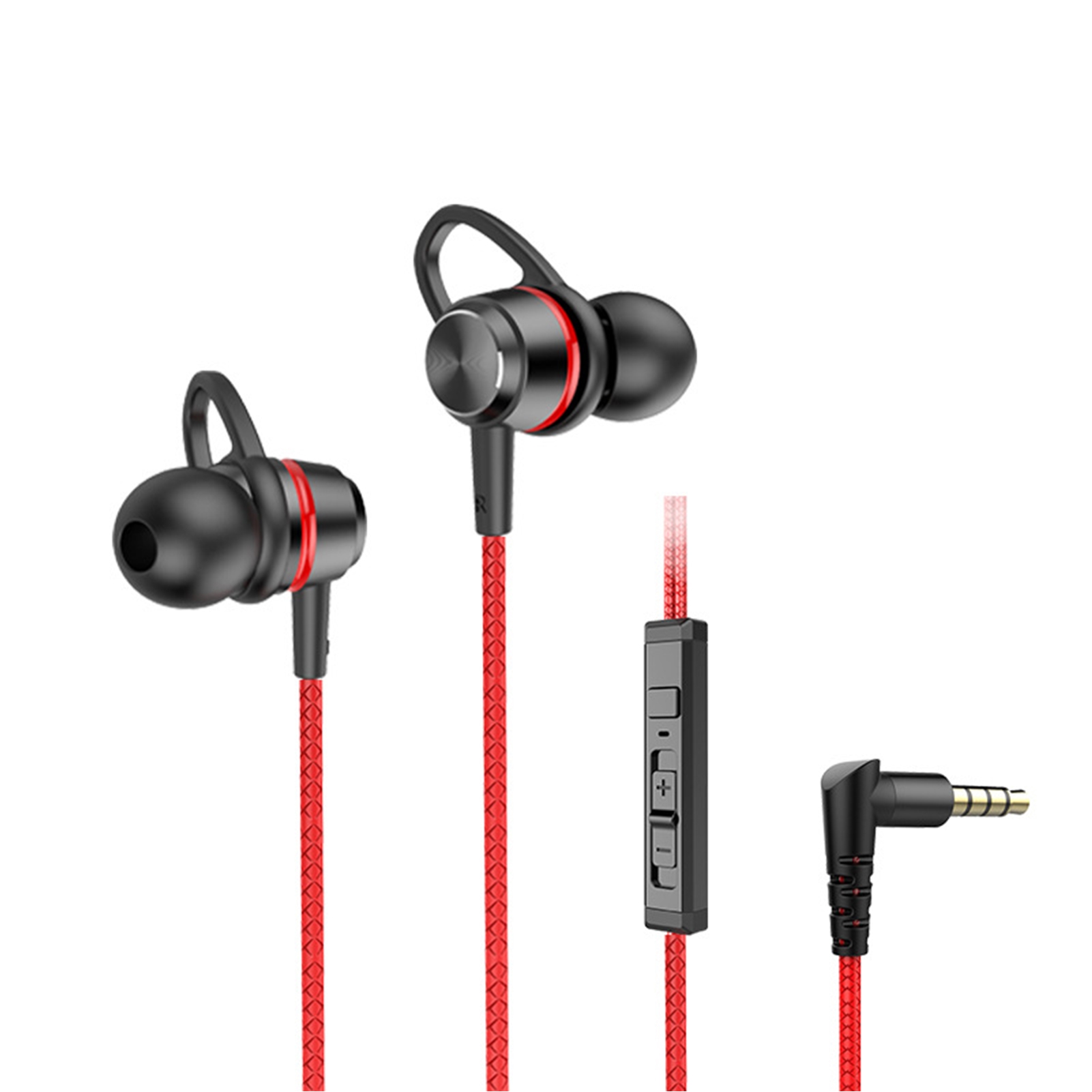 JNYSJ 3.5MM HiFi Wired Headphones with Mic Noise-canceling High-quality ...
