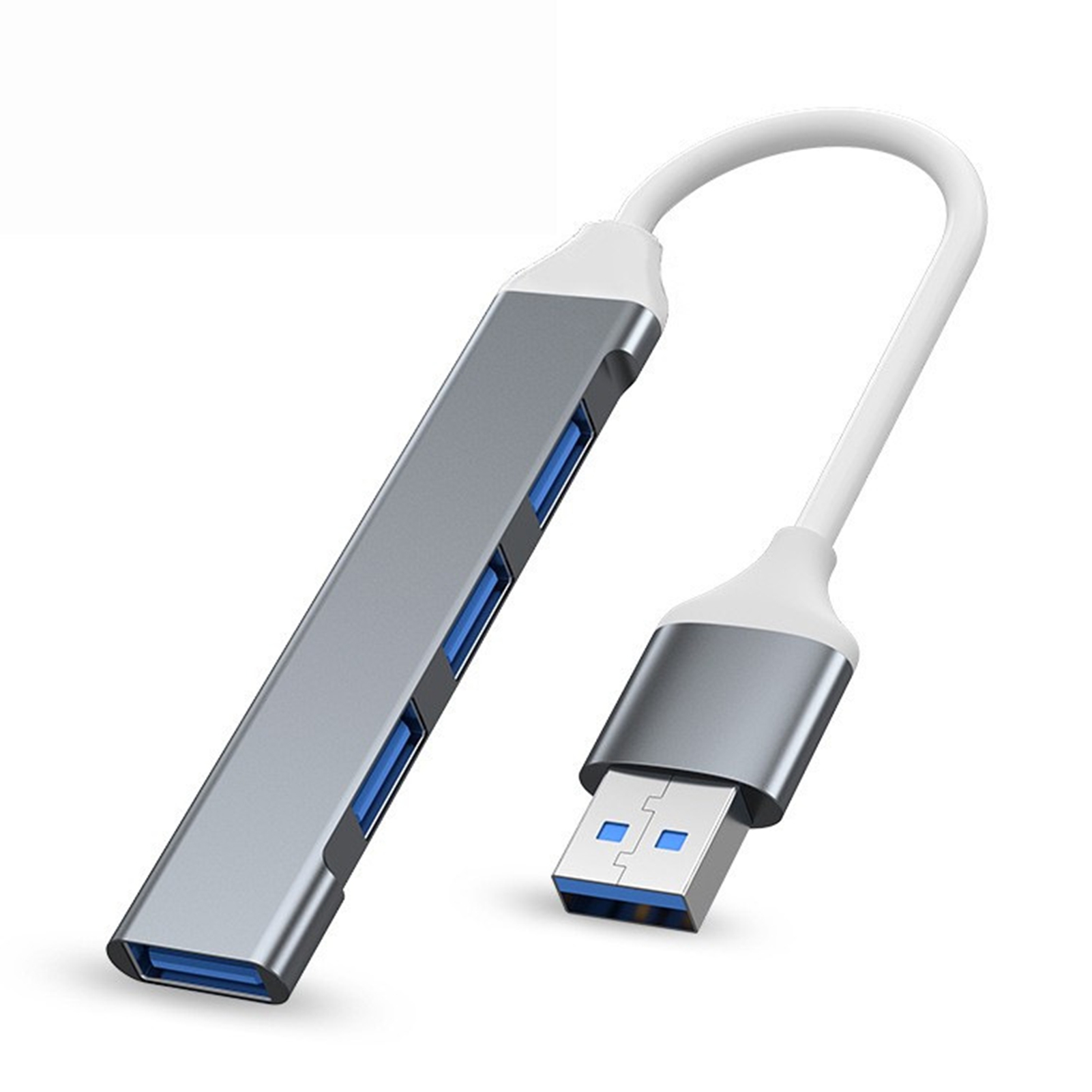 JNYSJ 4-Port USB 3.0 Hub Ultra-Thin Expand PC Connectivity Extra Ports ...