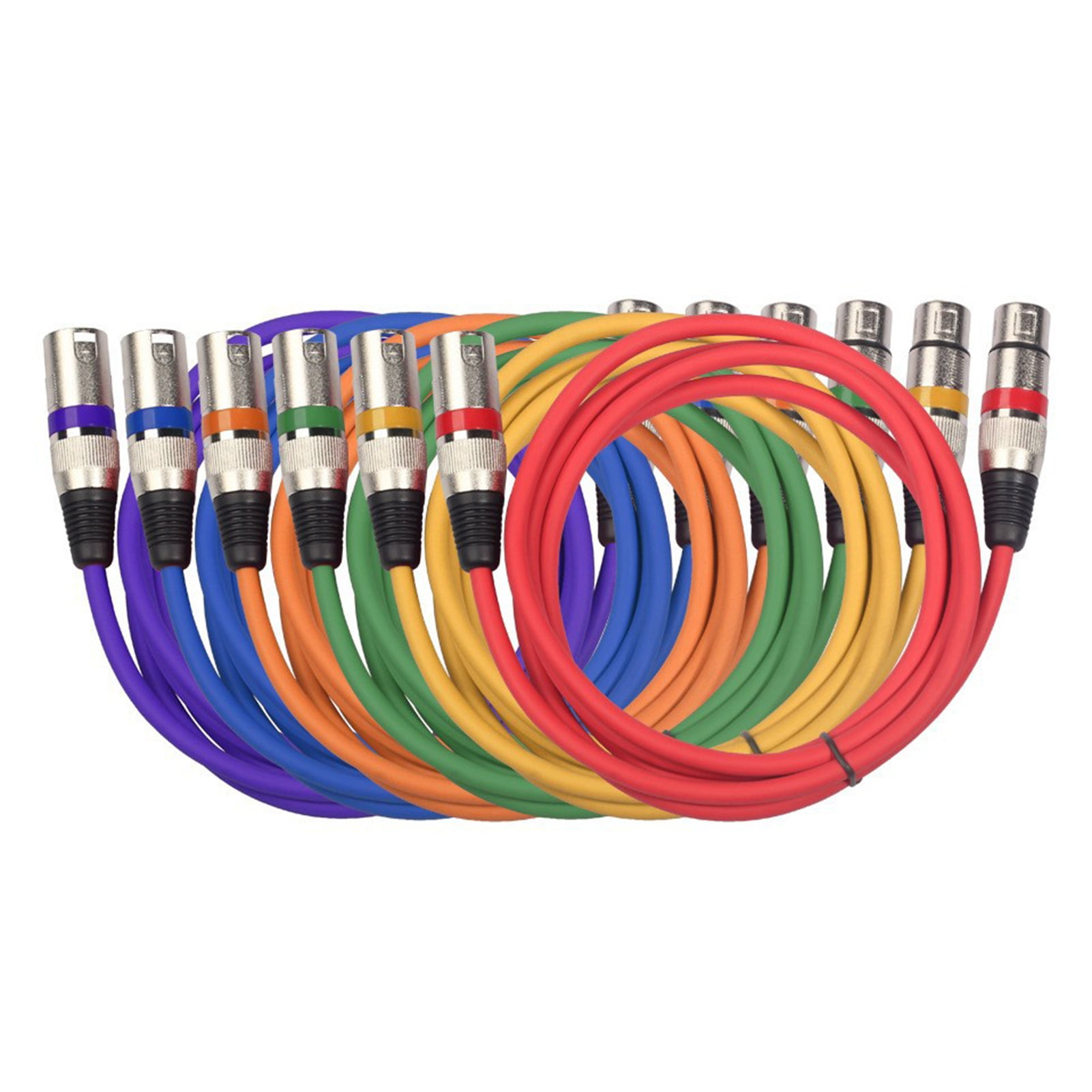 JNYSJ 6Pcs XLR Male to Female Microphone AUX Cord Versatile ...