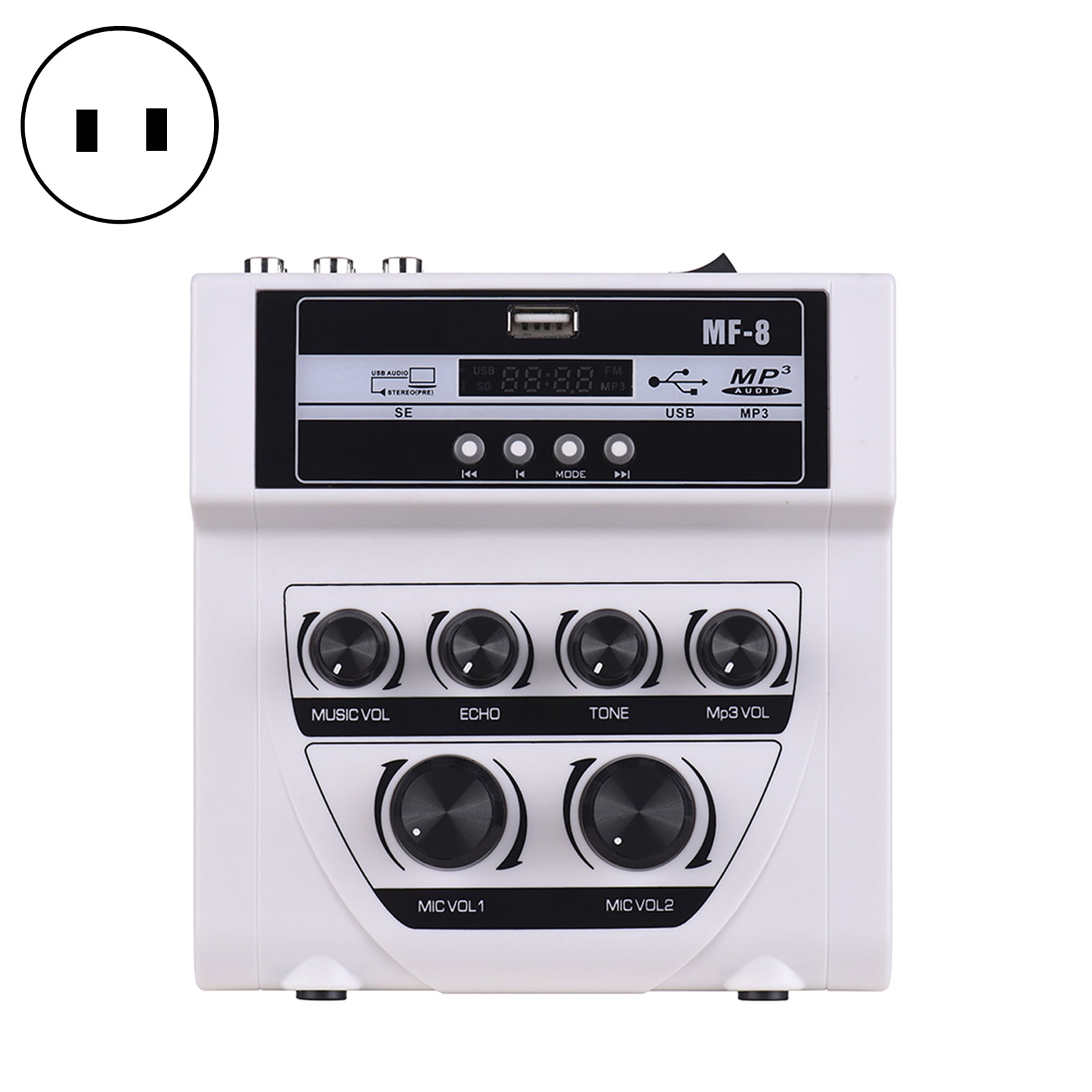 JNYSJ F-8 Portable Mixer Power Bank Powered Voice Recording Bluetooth ...