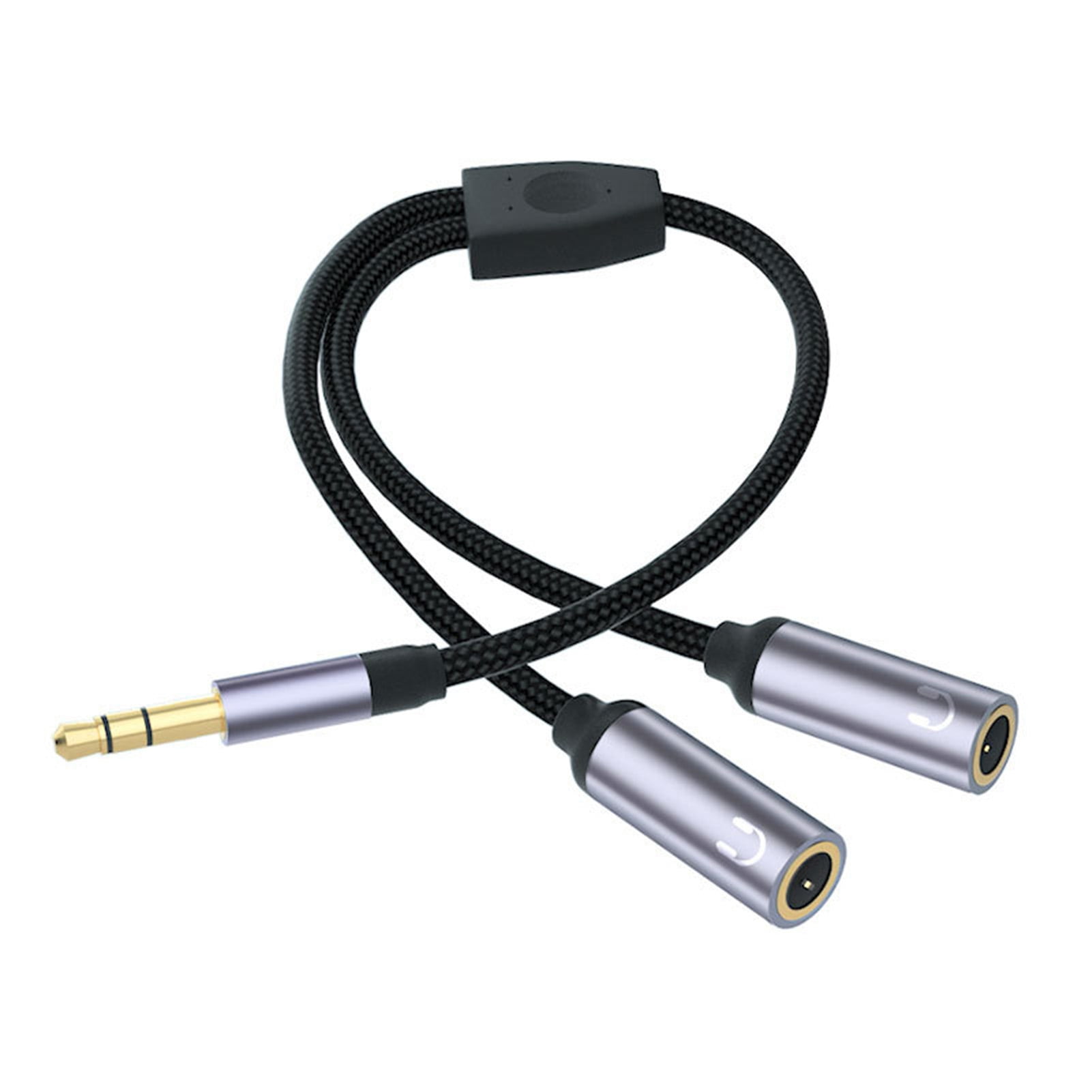 JNYSJ Headphone Splitter 2 in 1 High Fidelity Lossless Nylon-Braided ...