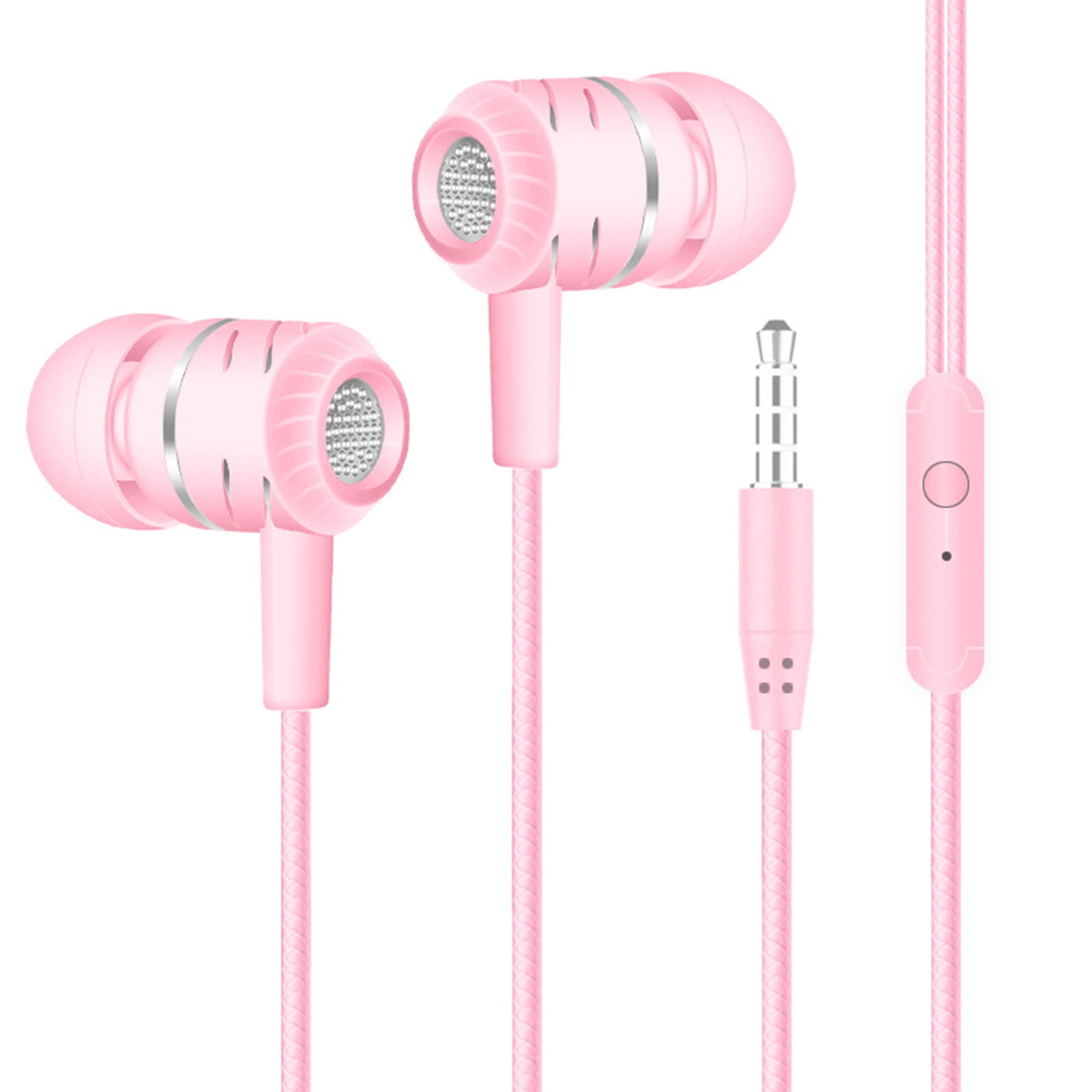 JNYSJ L301 Wired Earphone Universal Deep Bass 3.5mm In-ear Earbuds ...
