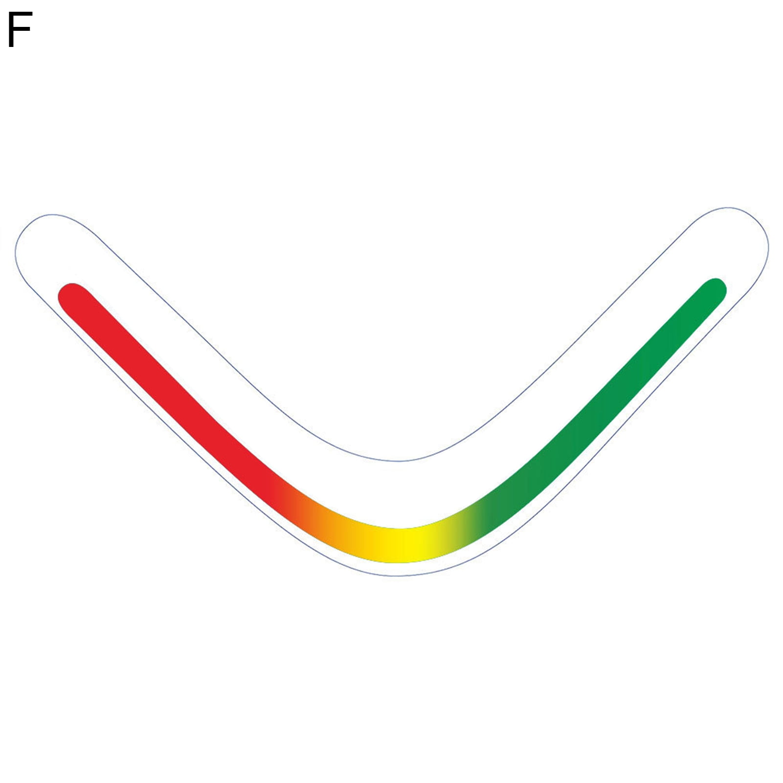 JNYSJ Light Bar Skin Stickers Luminous Self adhesive Gradient Console ...