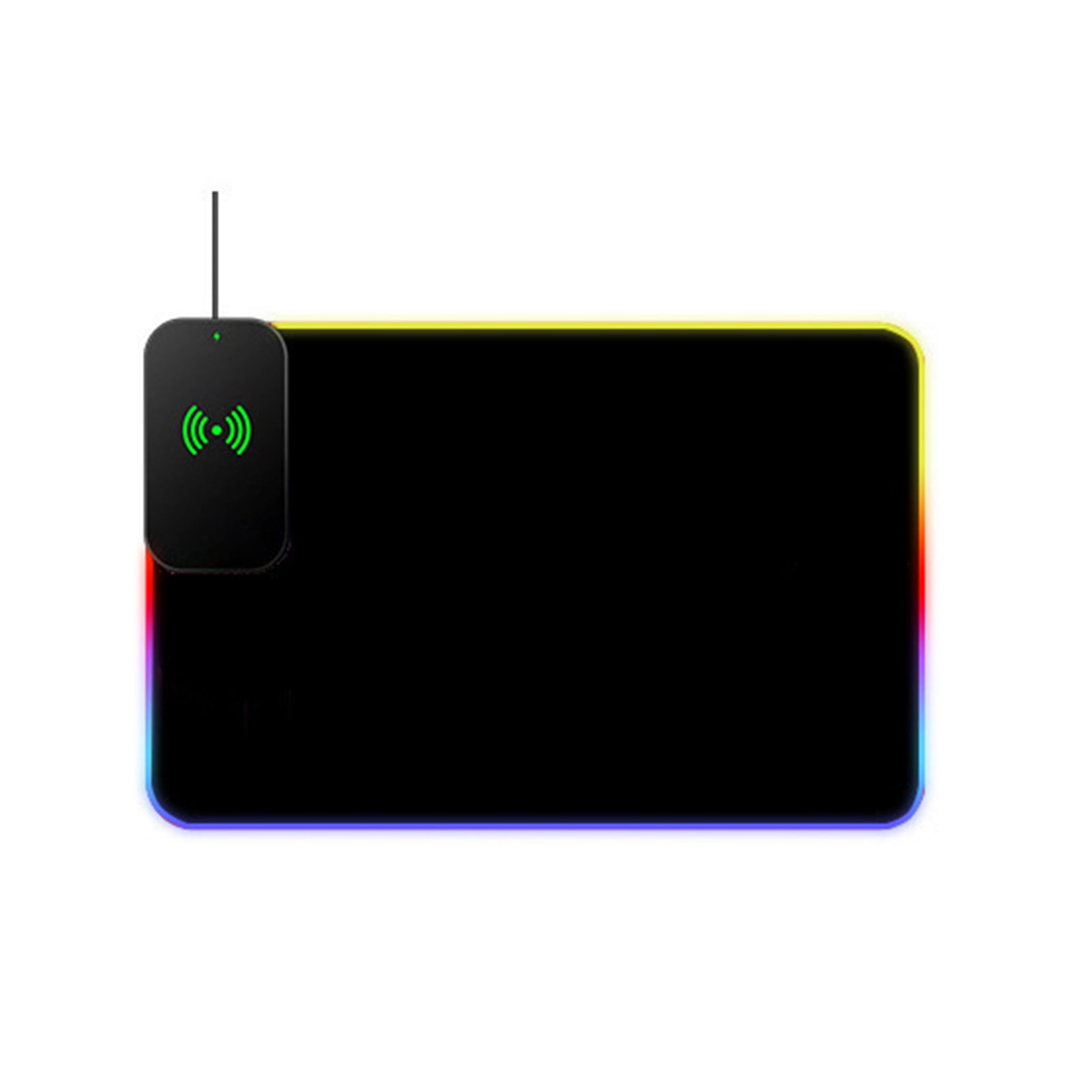JNYSJ RGB Gaming Wireless Charging Mouse Pad with 14 Lighting Modes Non ...