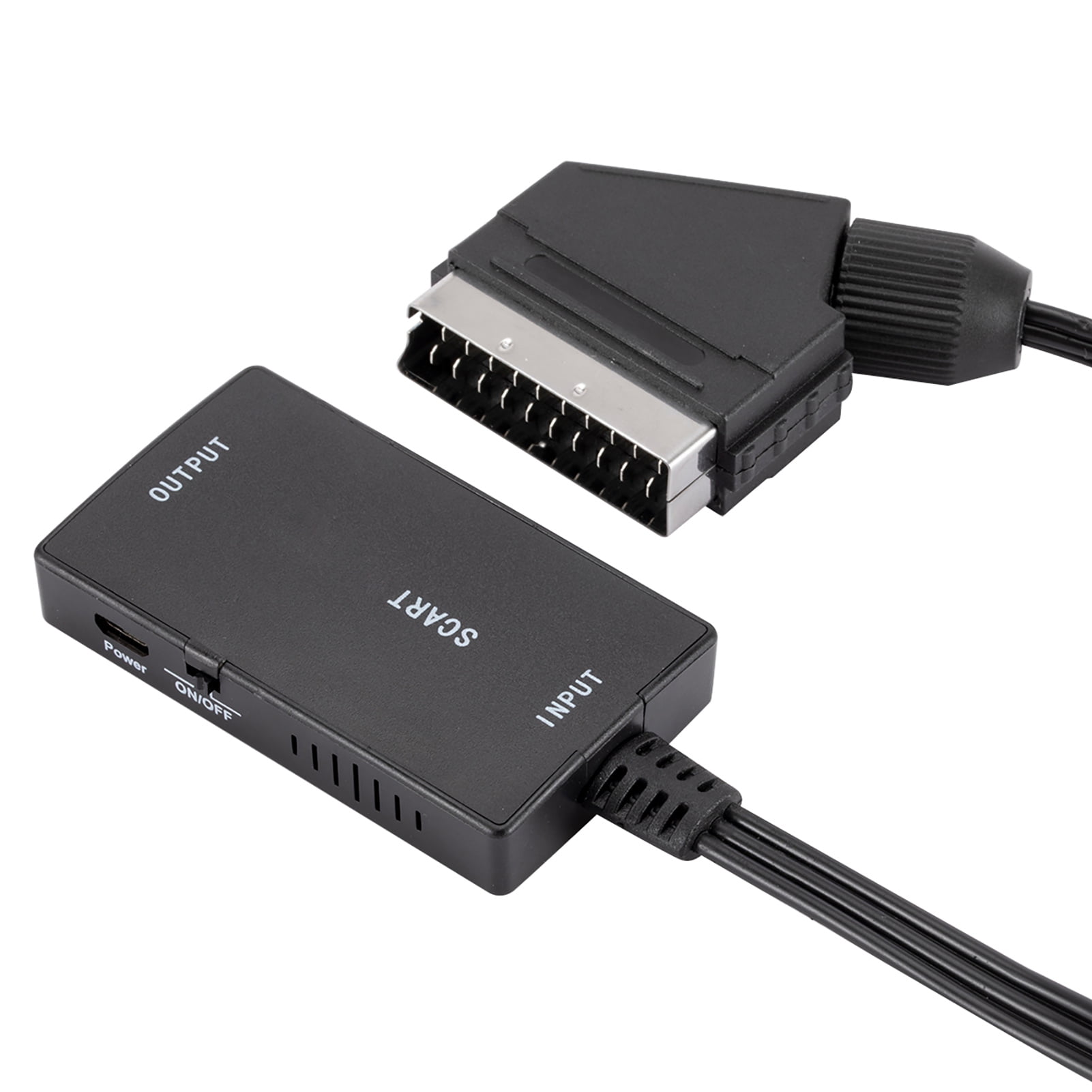 JNYSJ SCART Converter Portable Plug Play Lossless Transfer Stable ...