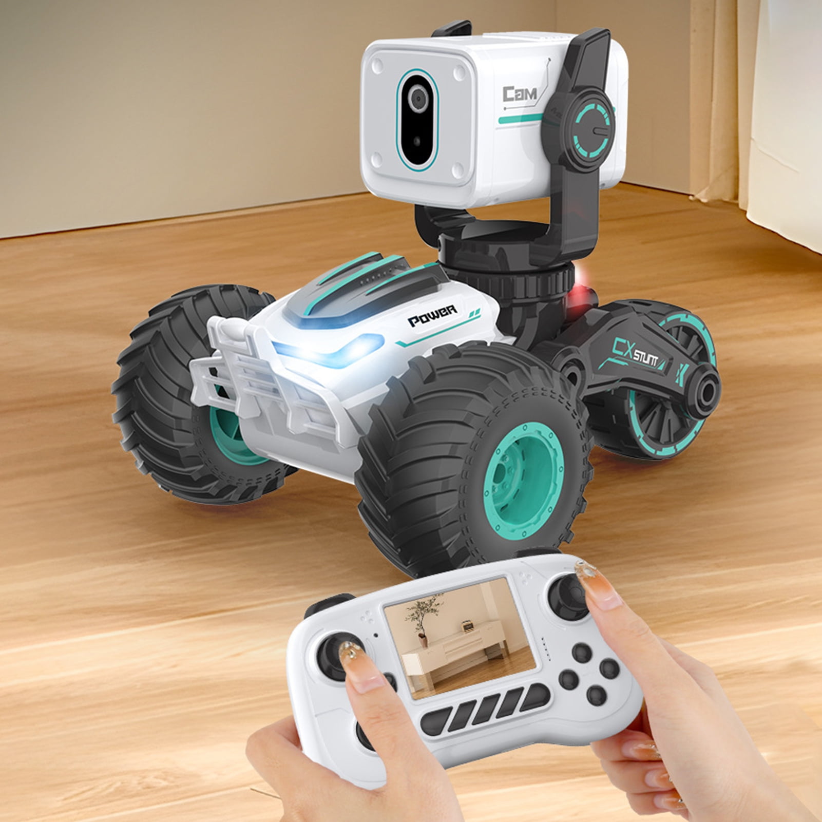 JNYSJ Voice Conversation Rc Vehicle Remote Control Car with 720p Real ...