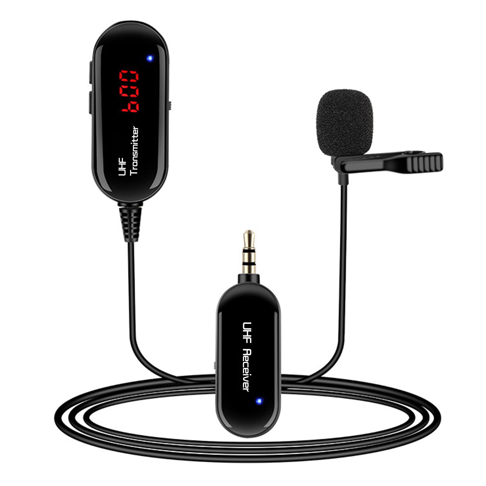 JNYSJ Wireless Microphone Powerful Noise Reduction High Sensitivity UHF ...