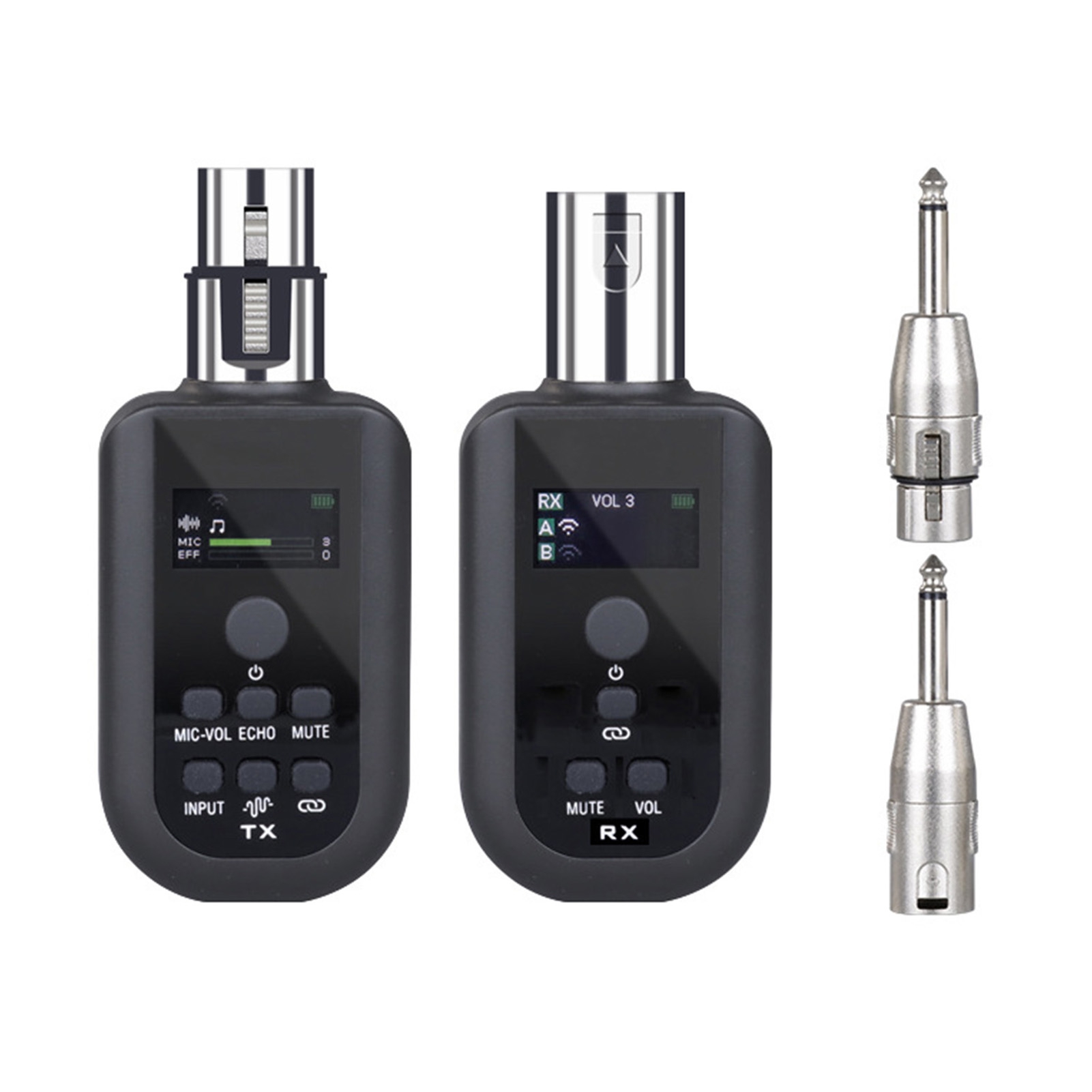 JNYSJ Wireless Microphone Transmitter 20 Channels 2.4G 24-bit/48kbps ...