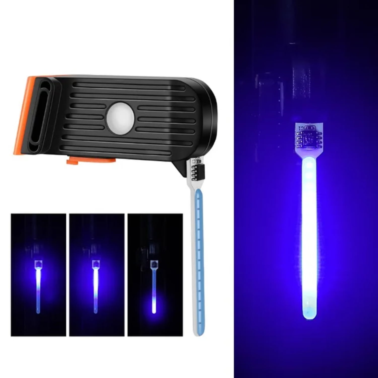 JNZHUA Waterproof Rechargeable Photon Drop Bike Rear Light - Bright LED ...