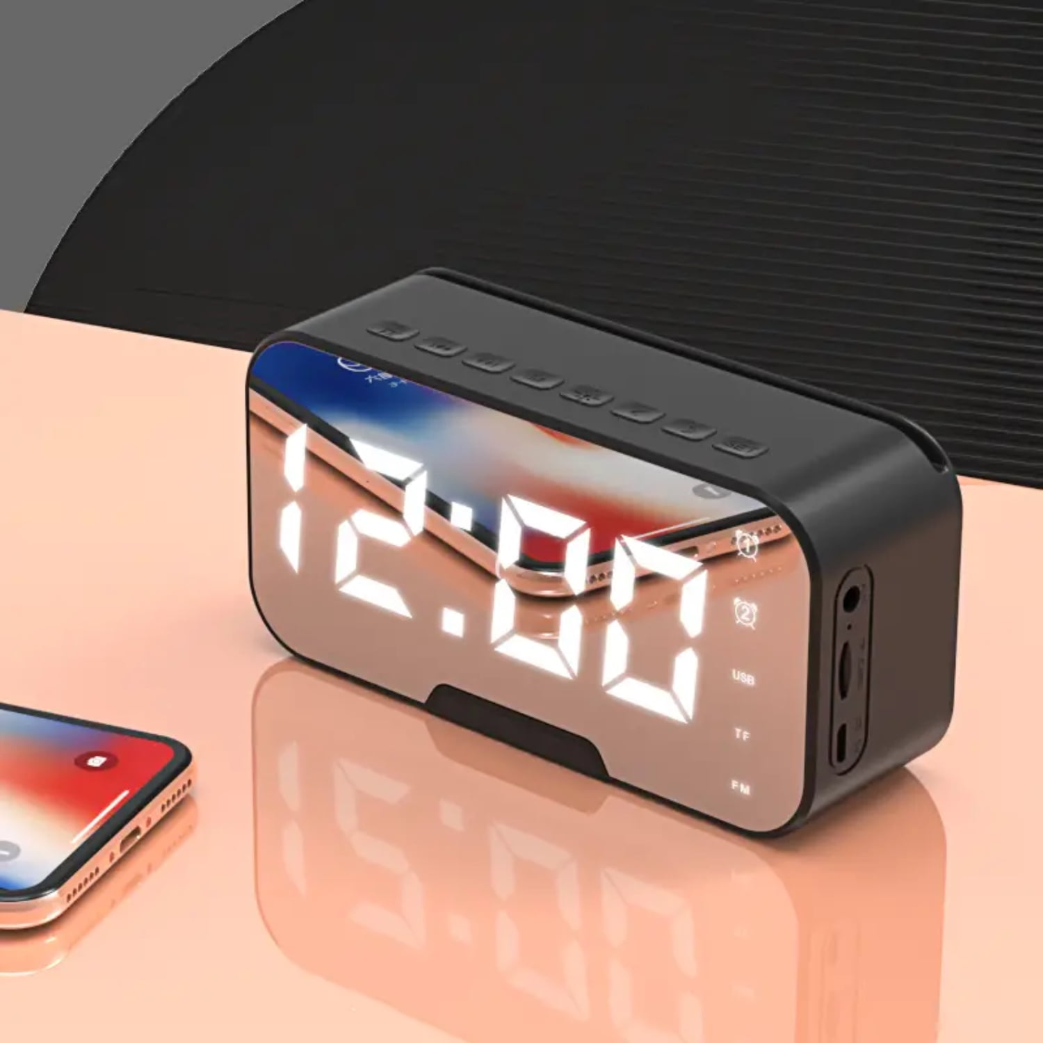 JNZOUHA Cutting Edge Advanced Electronic Clock Intelligent Bluetooth ...