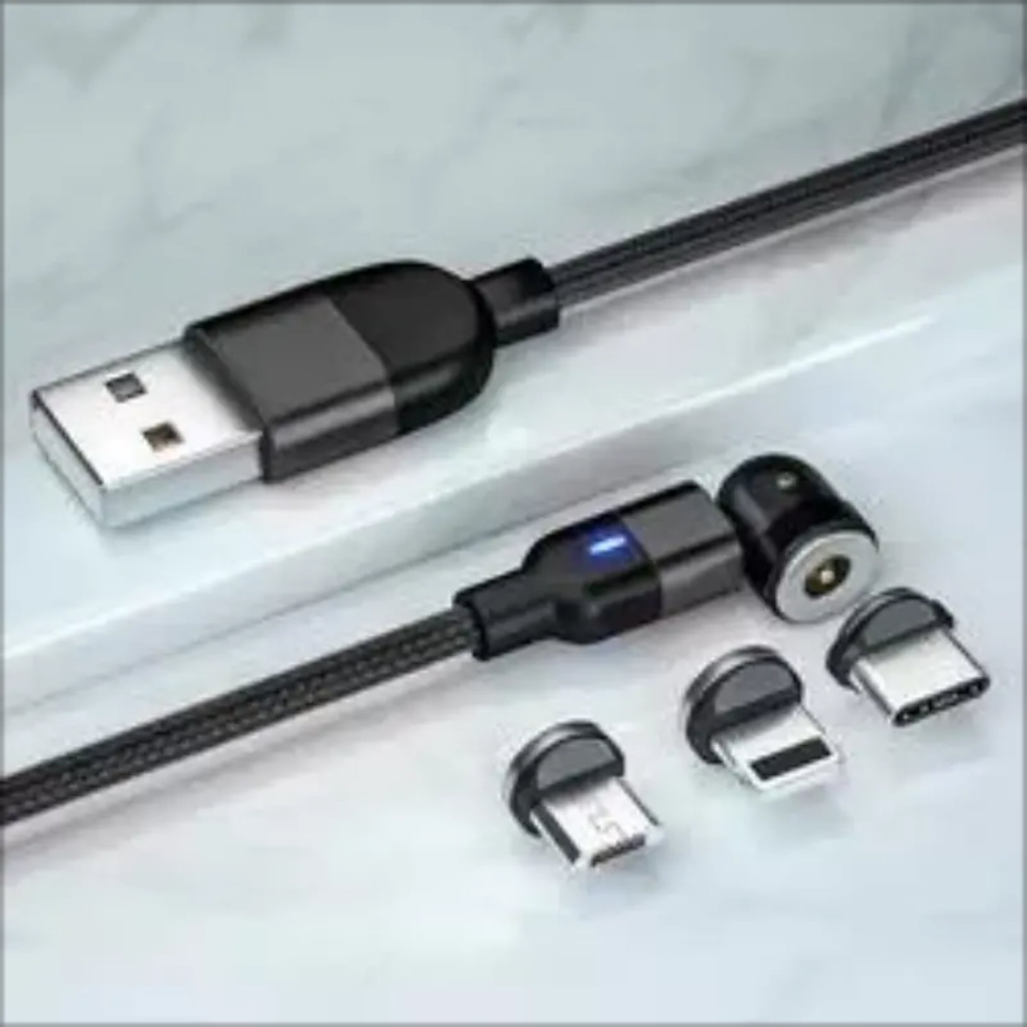 JNZOUHA Efficient and durable Universal 3-in-1 Magnetic Nylon Braided ...