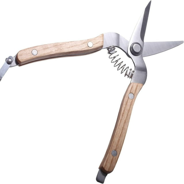 JNZOUHA Premium Gardening Scissors Hand Pruner with Straight Stainless ...